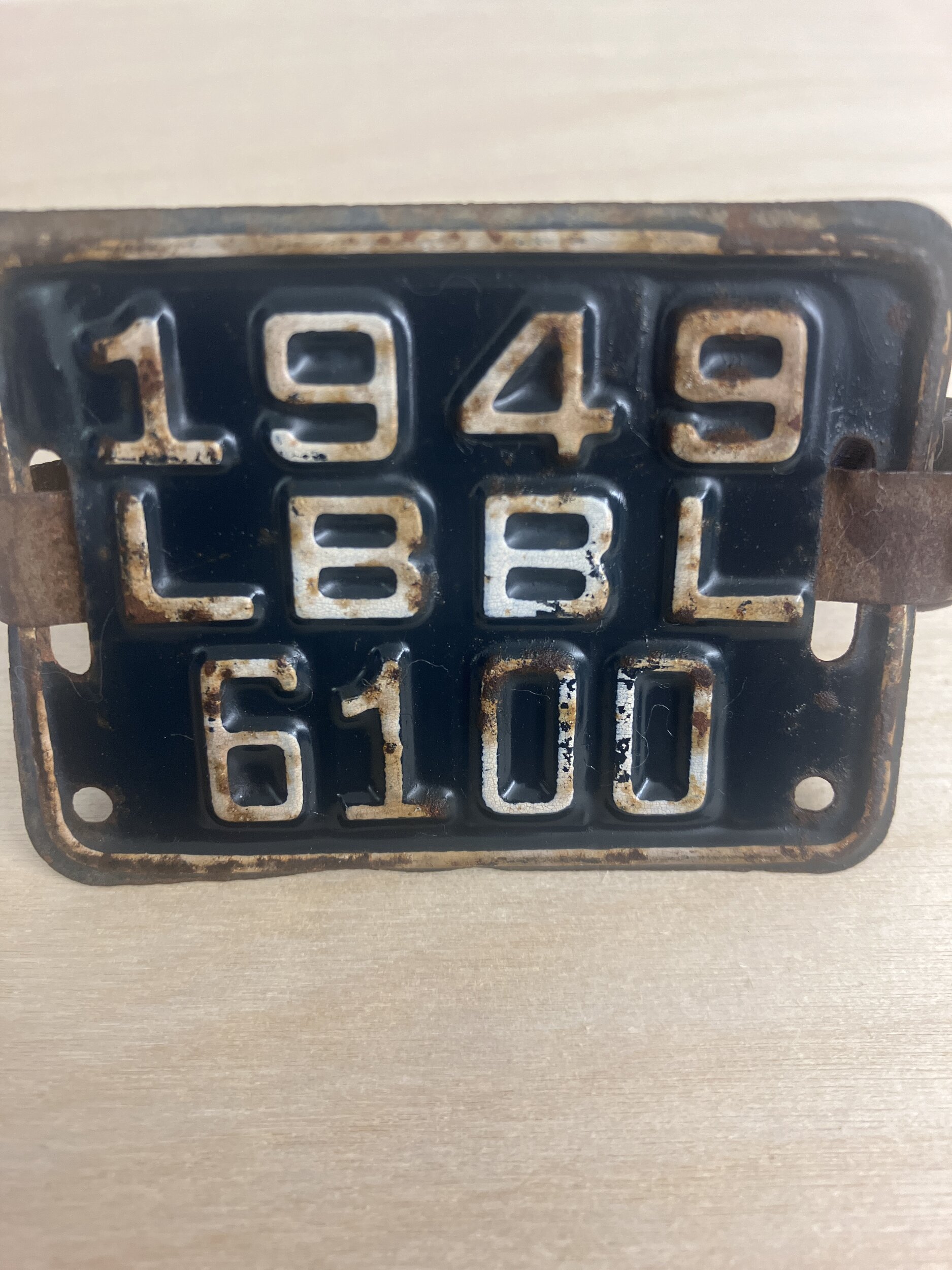 1949 Long Beach California License Plate | Deal Or No Deal | The ...