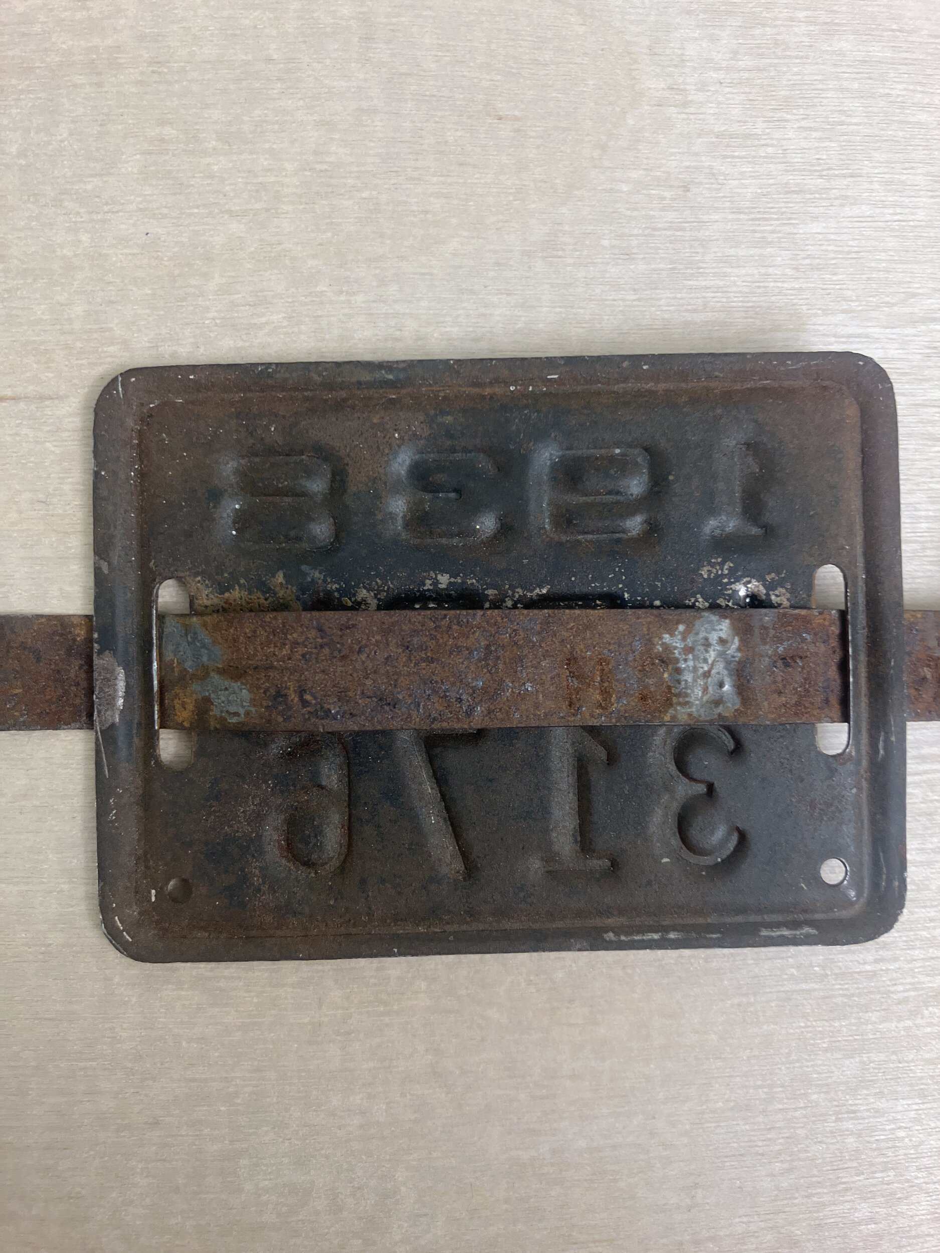 Withdrawn - 1938 Long Beach California License Plate | Archive (sold or ...