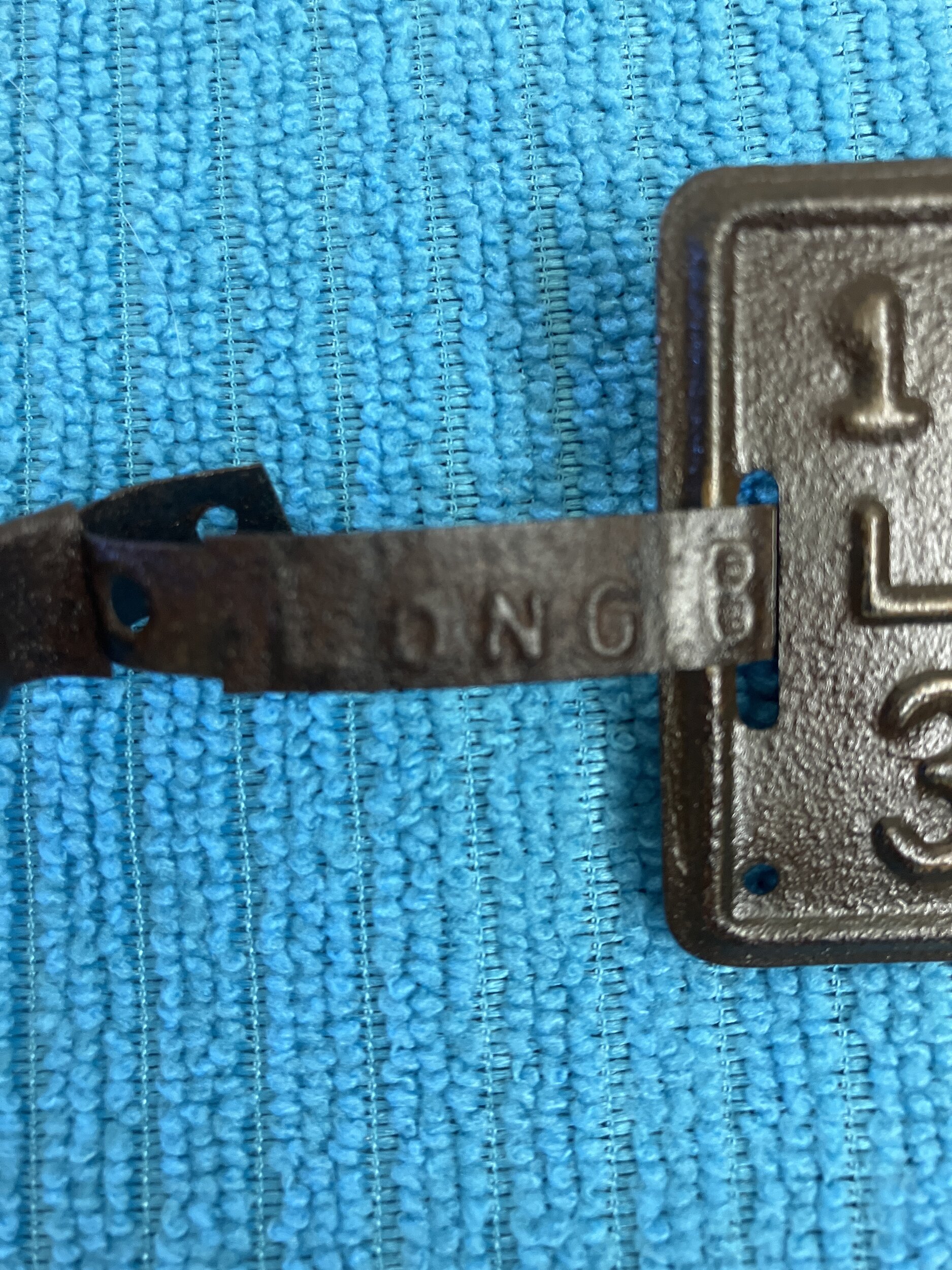 Sold - 1938 Long Beach Bicycle License Plate | Archive (sold or ...