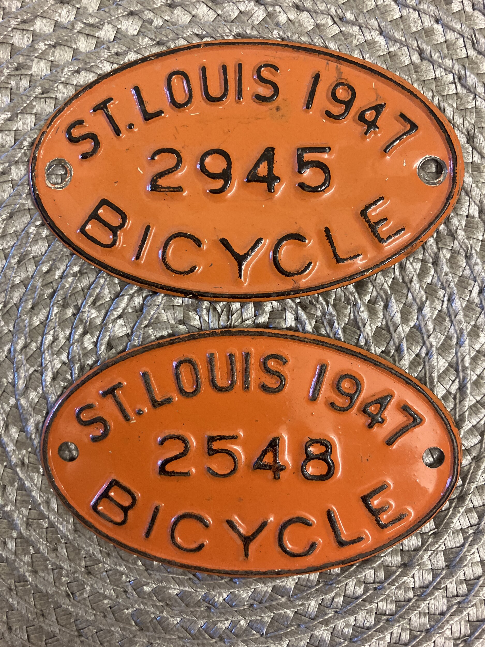 Withdrawn - 1947 St. Louis Missouri License Plate Lot | Archive (sold ...