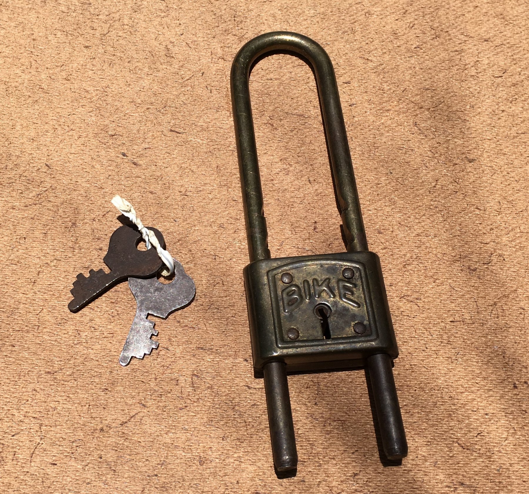 1930's Bike Lock With Two Keys $29 | Sell - Trade: Bicycle Parts ...