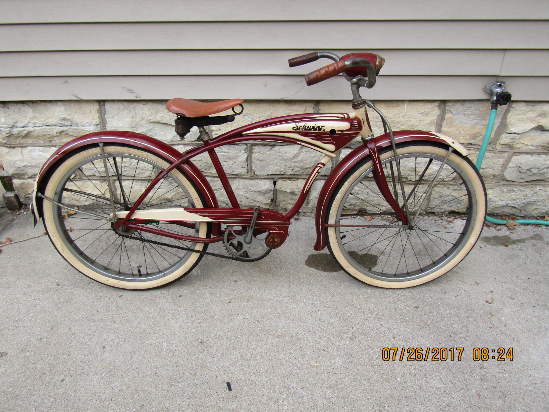 1950s 24 inch schwinn tank bike | Sell - Trade: Bicycle Parts ...