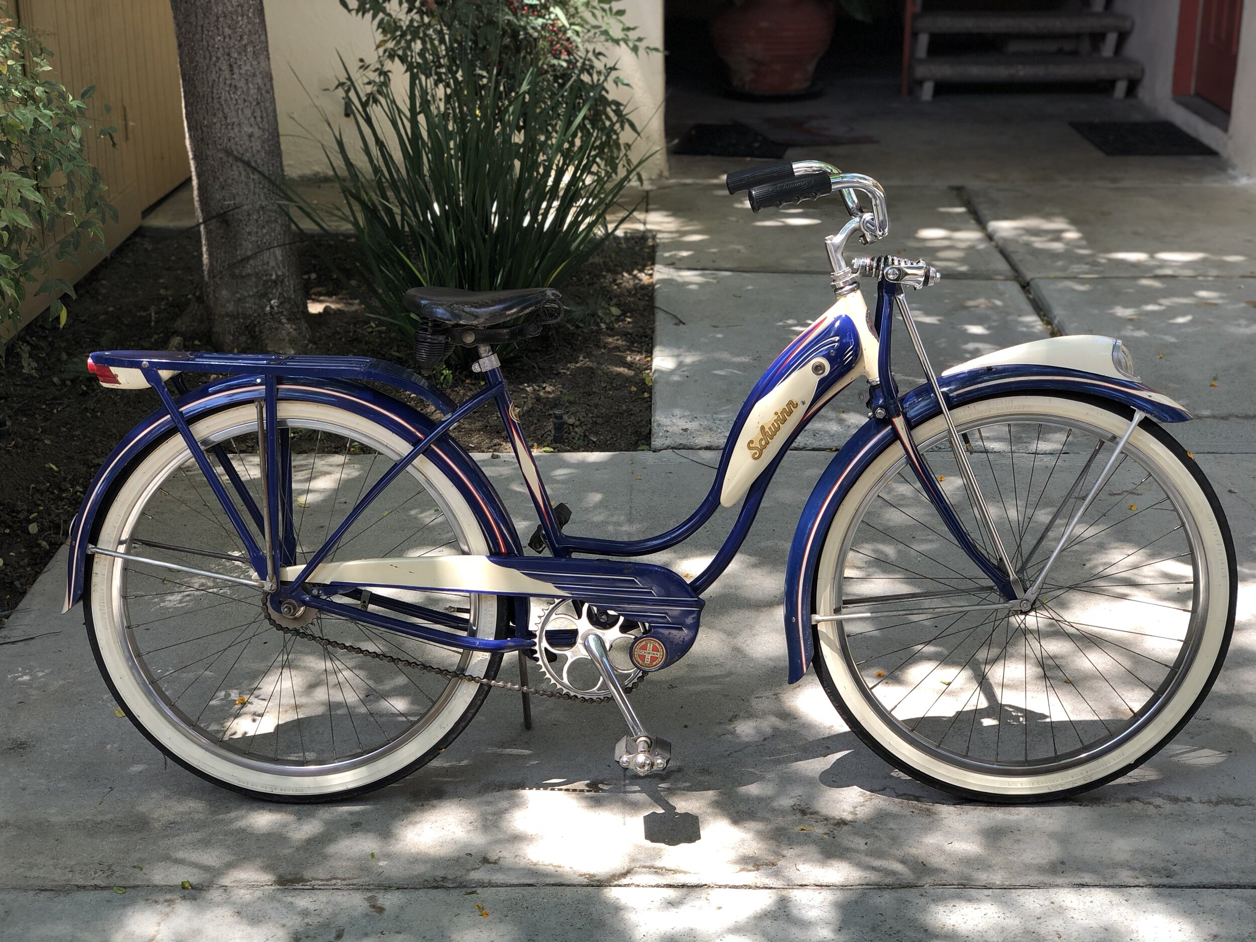 Withdrawn - **NICE ** Schwinn B6 (cobalt blue and ivory) - ORIGINAL ...