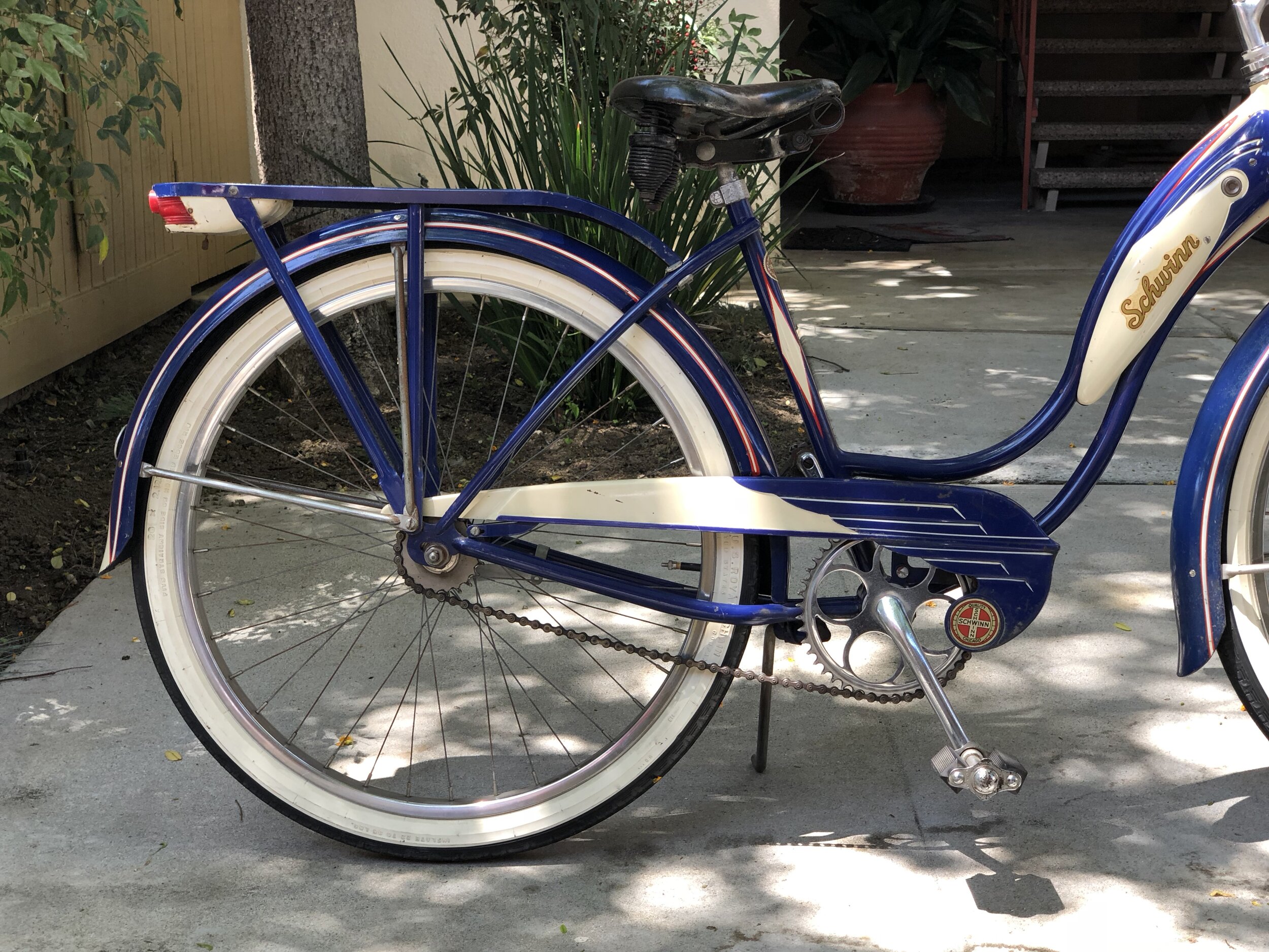 Withdrawn - **NICE ** Schwinn B6 (cobalt blue and ivory) - ORIGINAL ...