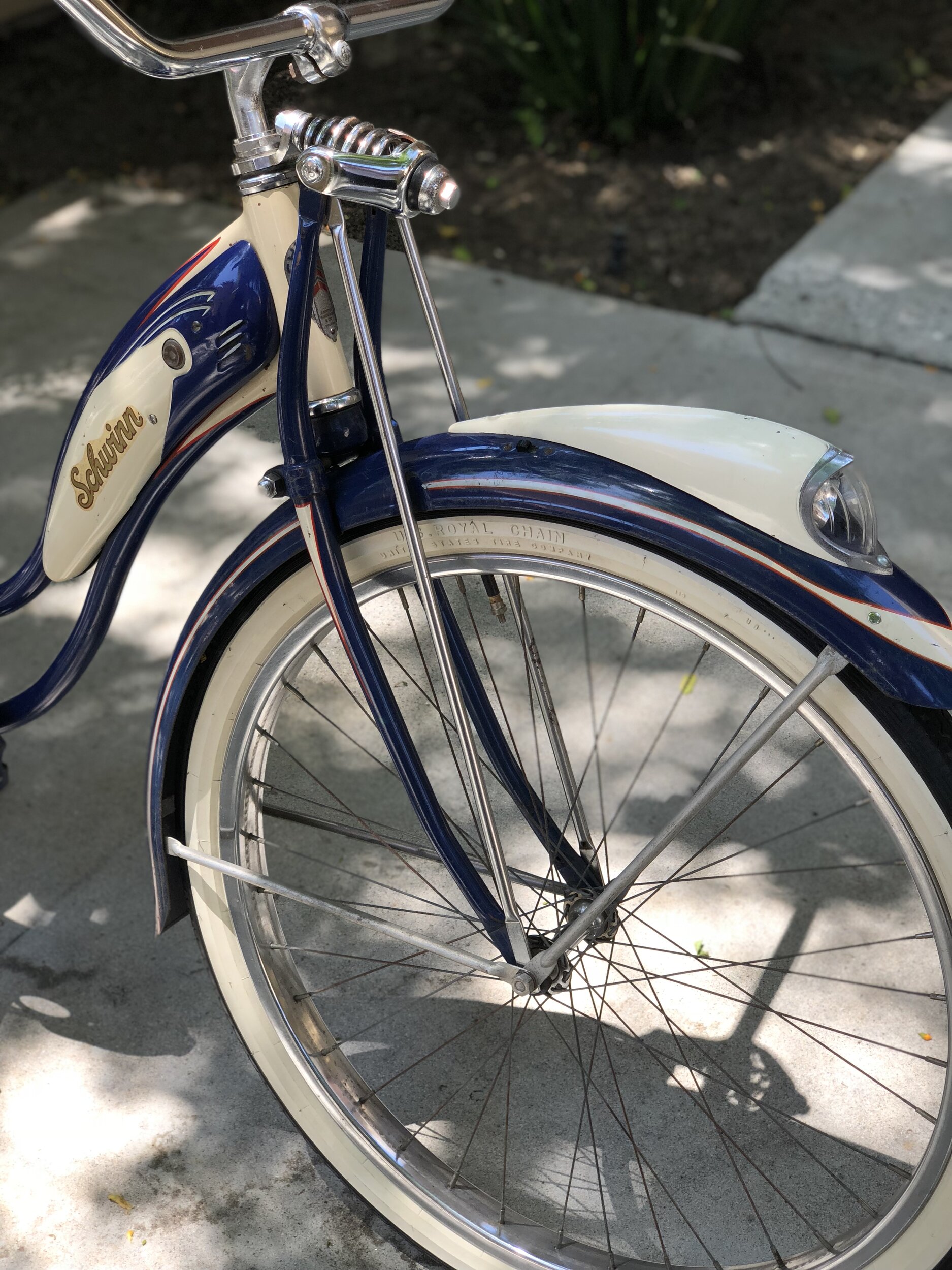 Withdrawn - **NICE ** Schwinn B6 (cobalt blue and ivory) - ORIGINAL ...