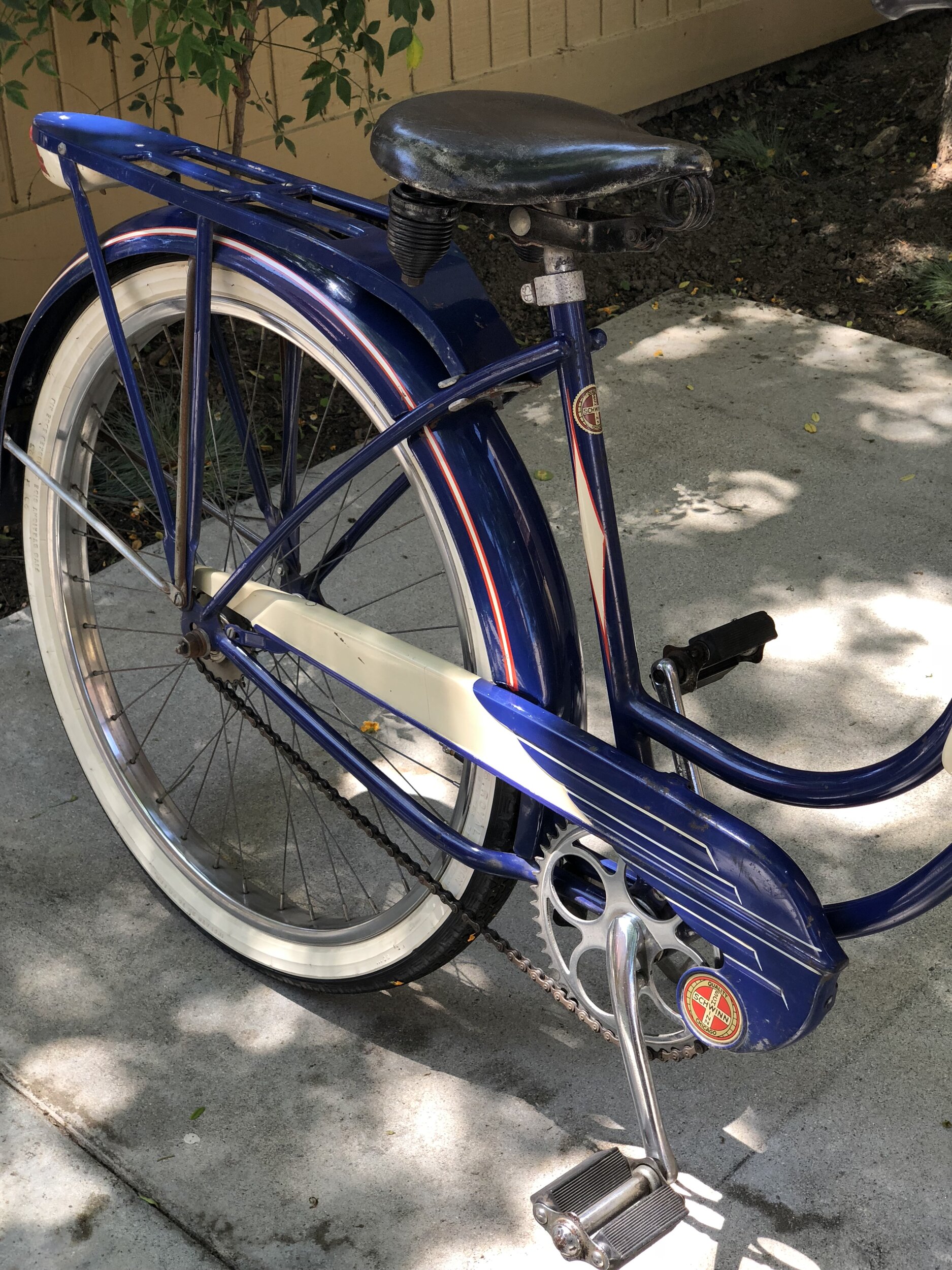 Withdrawn - **NICE ** Schwinn B6 (cobalt blue and ivory) - ORIGINAL ...