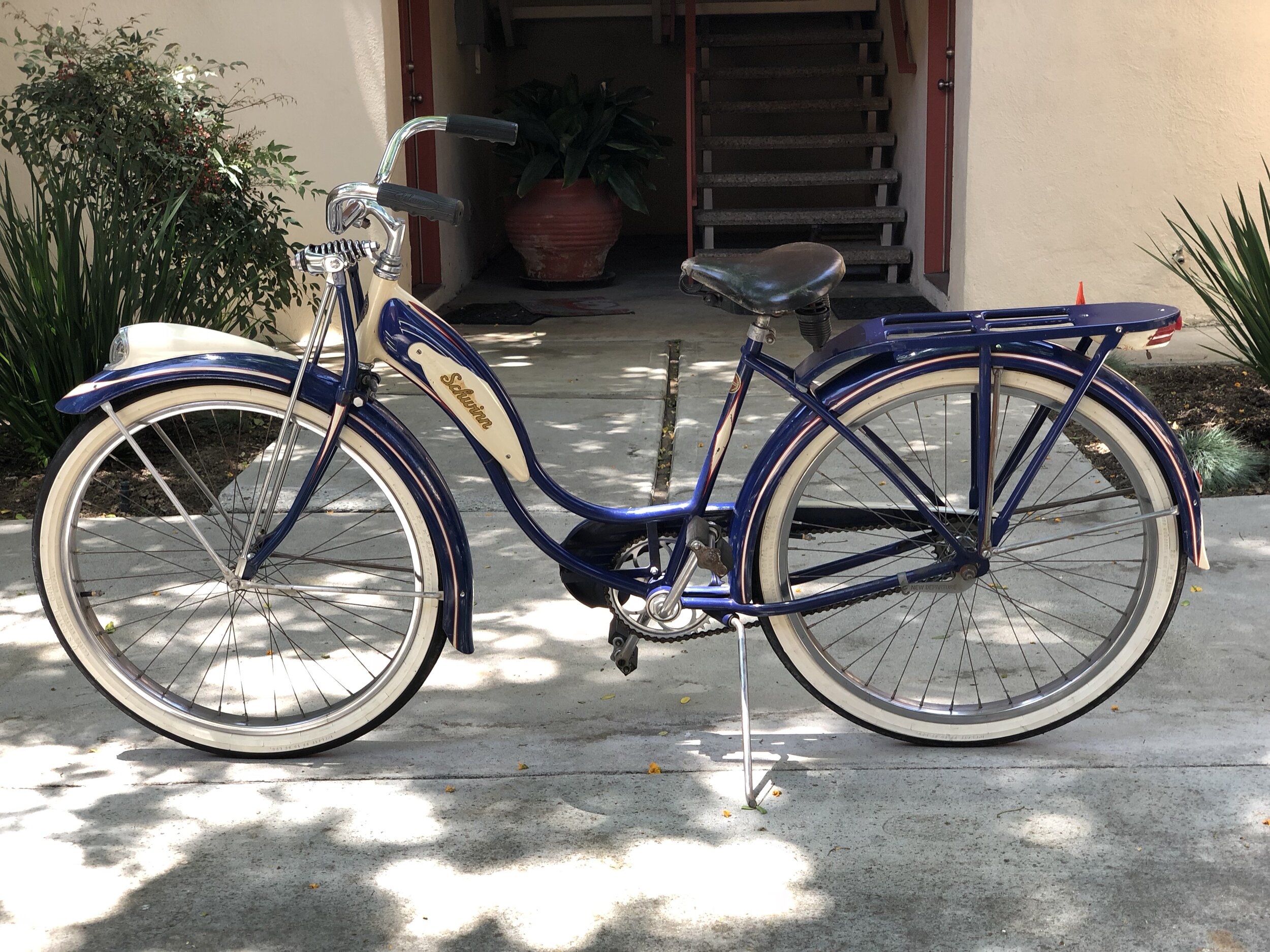 Withdrawn - **NICE ** Schwinn B6 (cobalt blue and ivory) - ORIGINAL ...