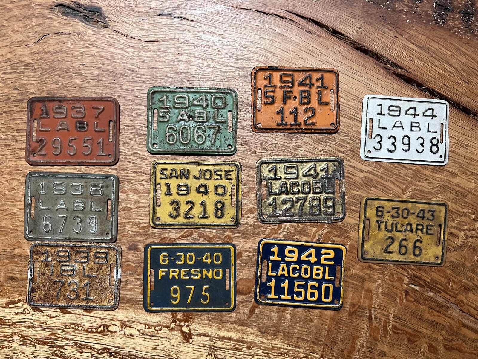 Sold - Prewar California Bicycle License Plates | Archive (sold or ...