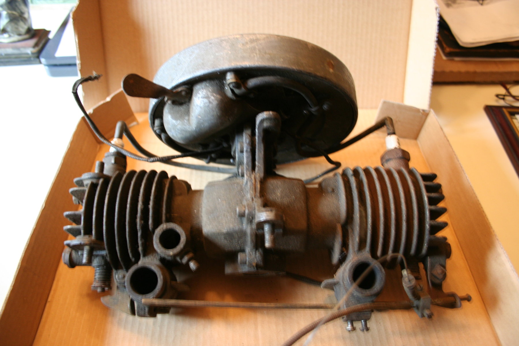 1921 Iver Johnson Bicycle Engine Carburator And Gas Tank | Motorized ...