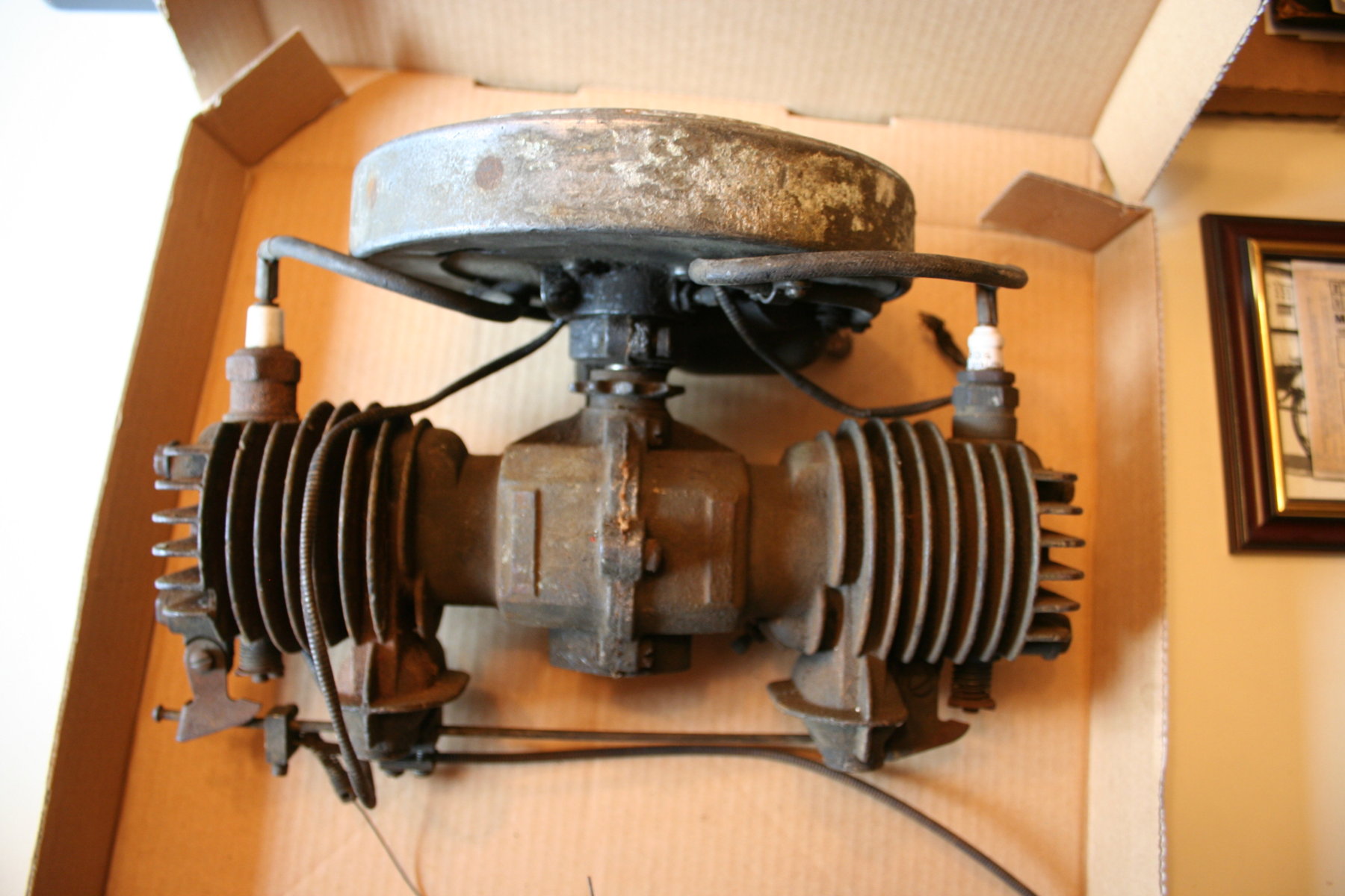 1921 Iver Johnson Bicycle Engine Carburator And Gas Tank | Motorized ...