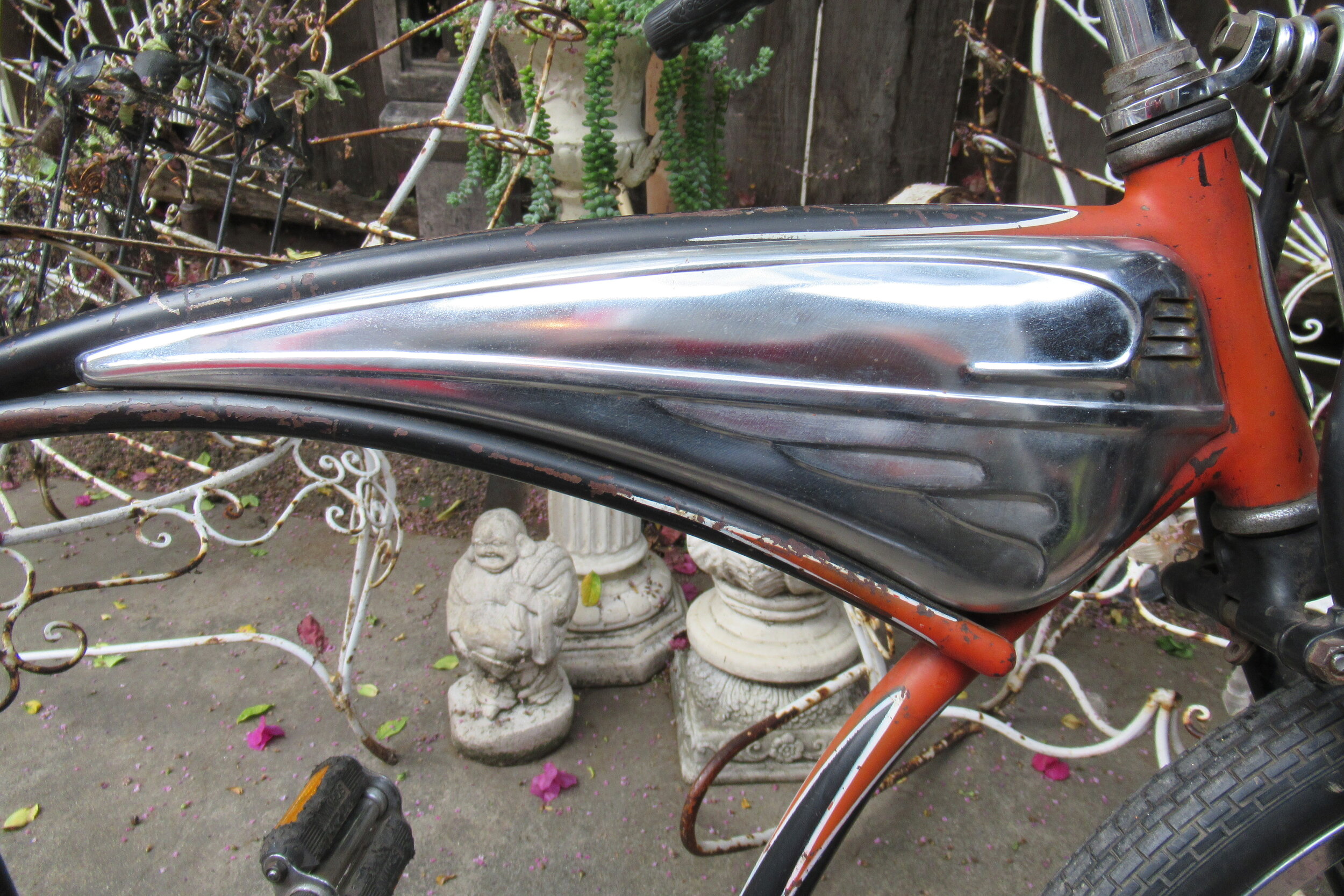 Schwinn cantilever tank no horn repro metal | Sell - Trade: Bicycle ...