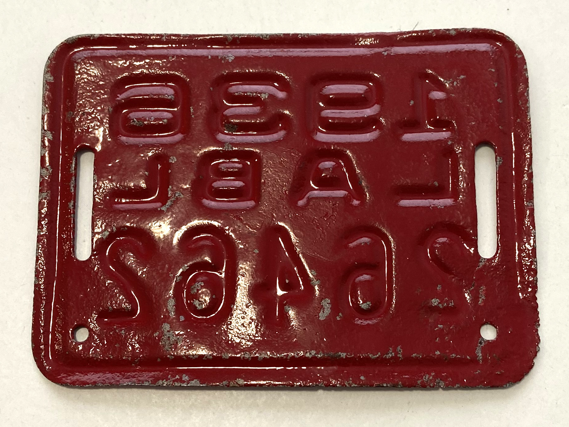1936 LABL Los Angeles bicycle license plate | Archive (sold or ...