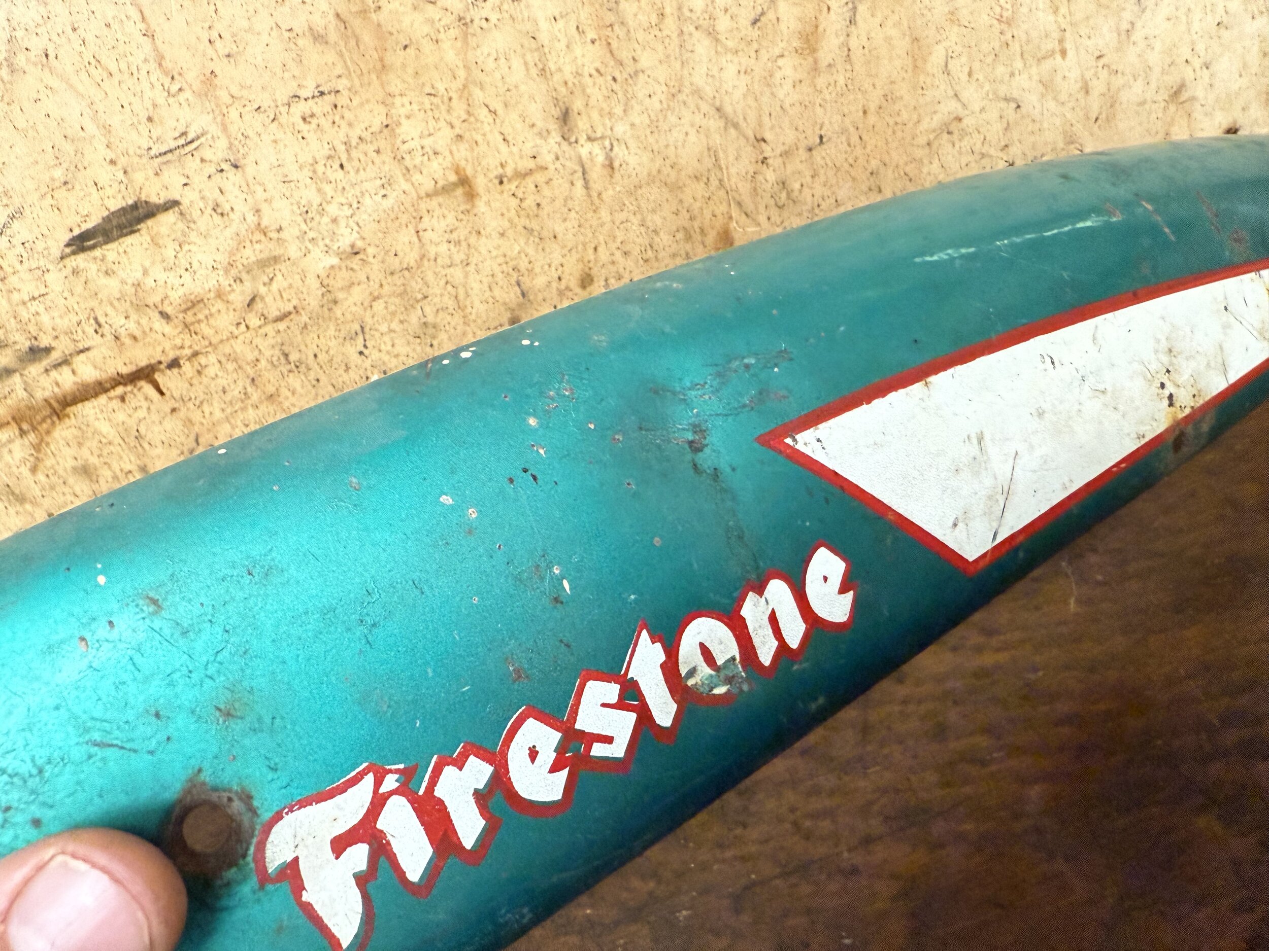 Sold - FS: Firestone original paint straight bar tank. AMF CWC?? $95 ...