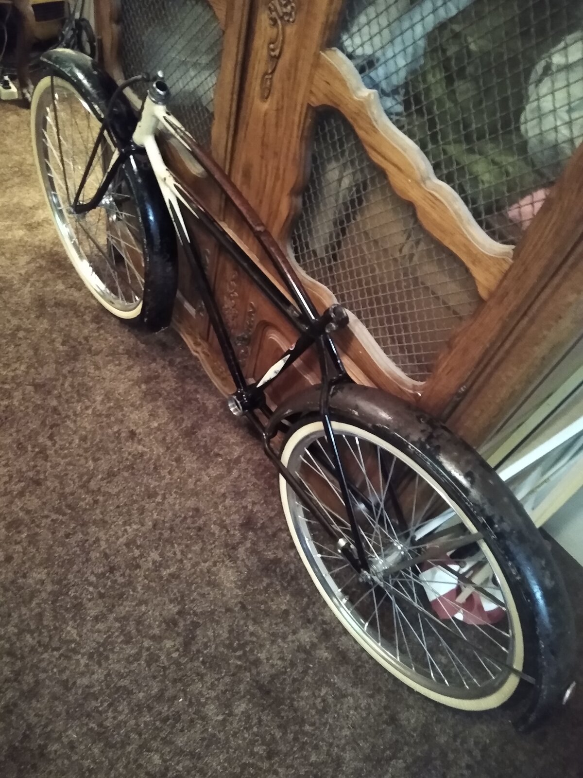 '35 Schwinn Ace Double Diamond Frame-fork-fenders (wheels not included ...