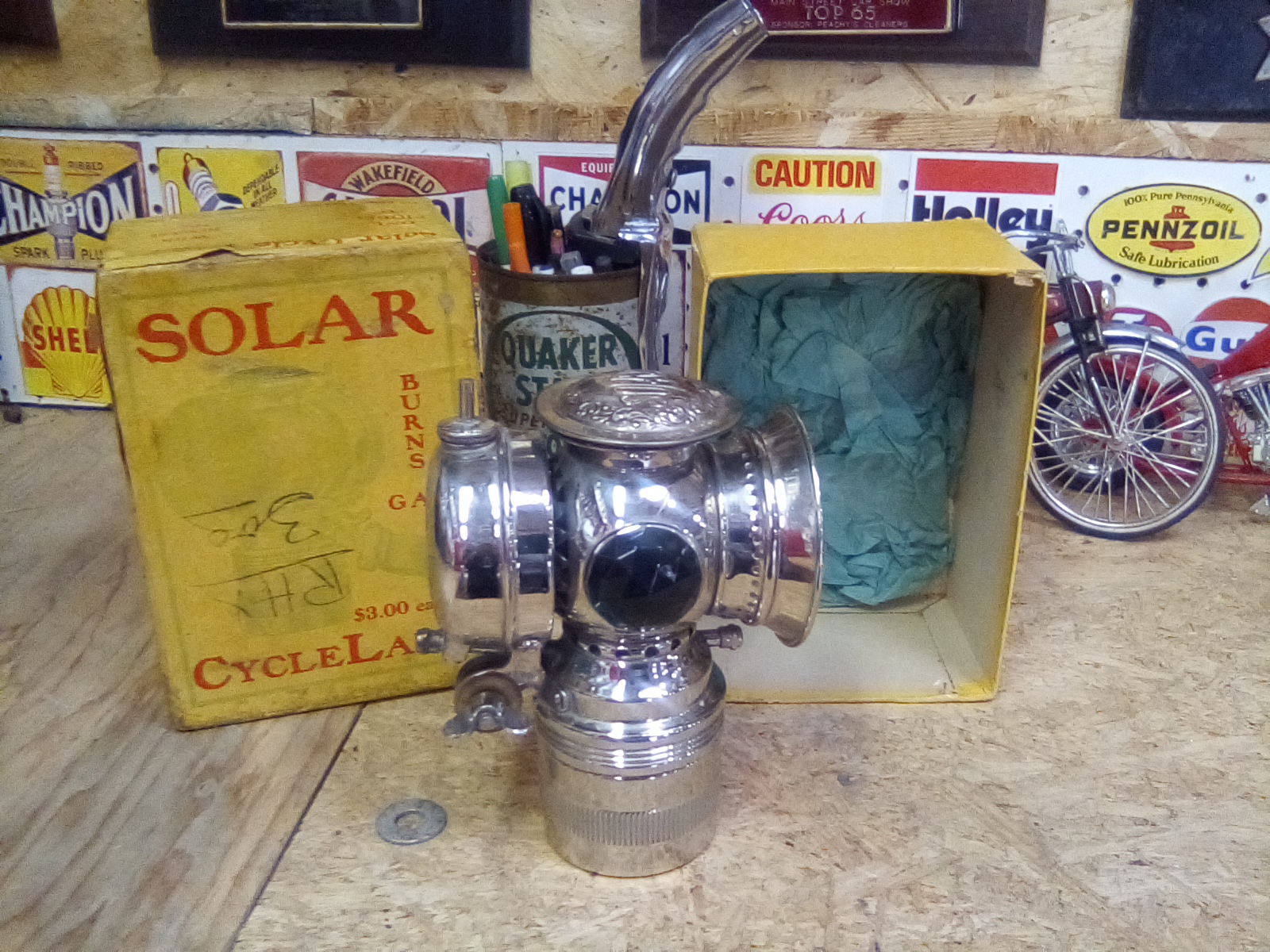 Sold - 1900's NOS Solar Bike Lamp | Archive (sold or withdrawn) | The ...