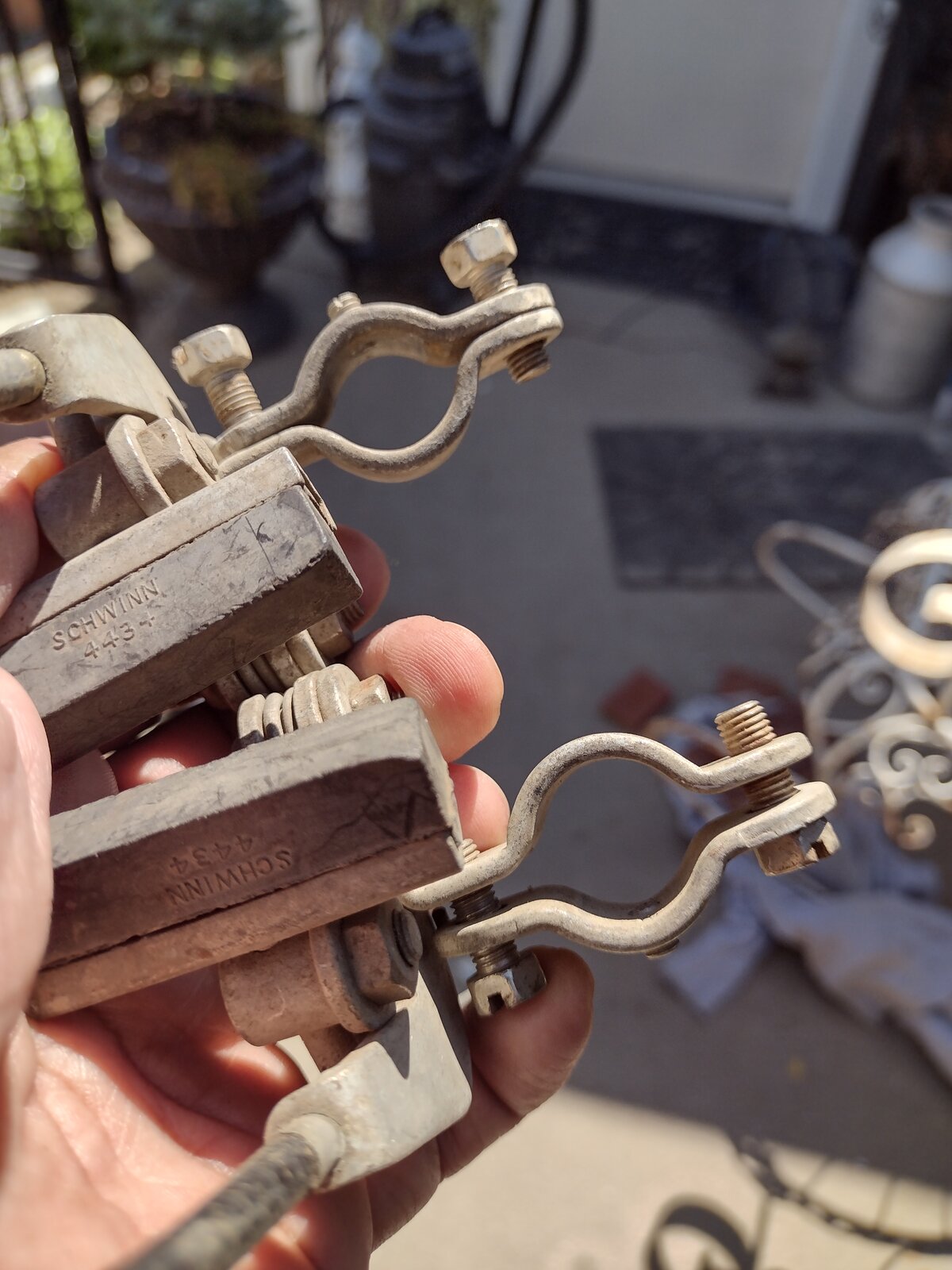 ** RARE 1950s Schwinn Rim Caliper Brake ** for springer fork front ...
