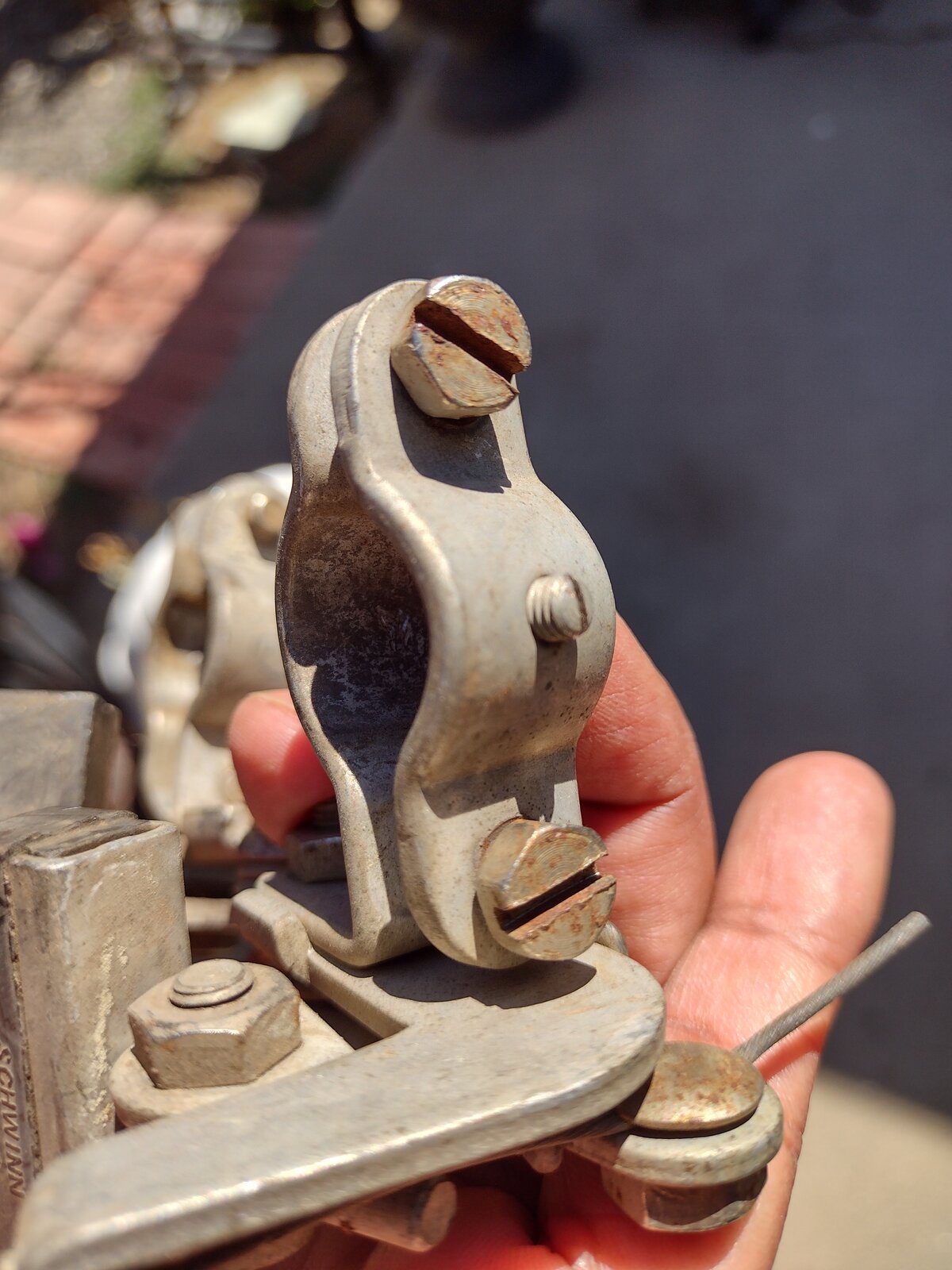 ** RARE 1950s Schwinn Rim Caliper Brake ** for springer fork front ...