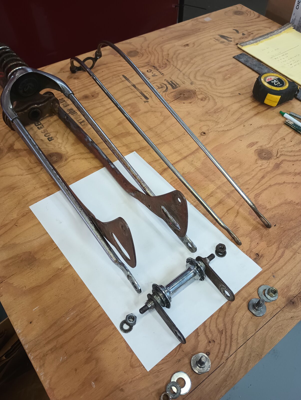 Dimensions of Rollfast/Hawthorne springer fork rocker plates and ...