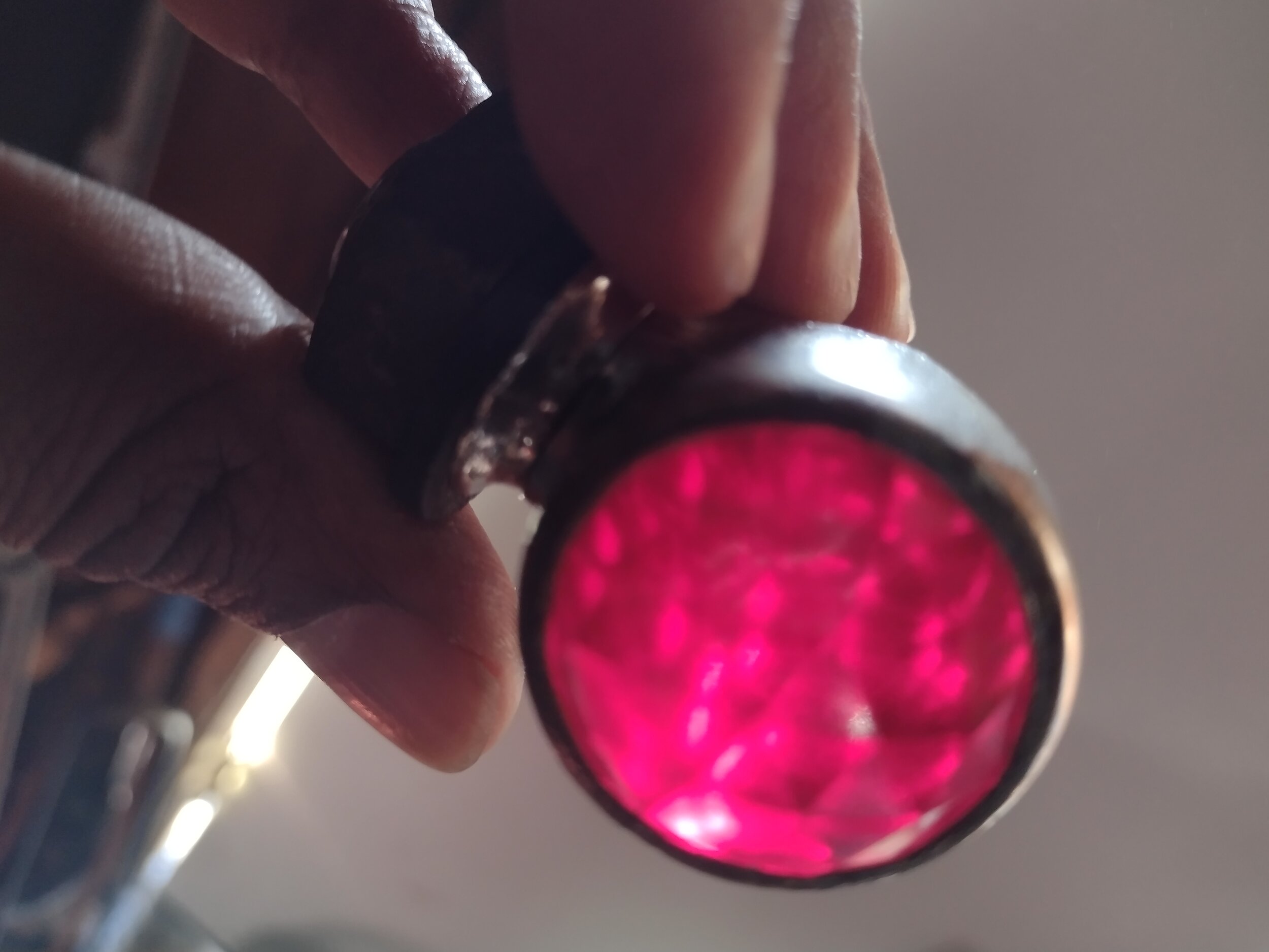Withdrawn - 1 vintage Jeweled Motorcycle Rat Rod Fender Marker Signal ...