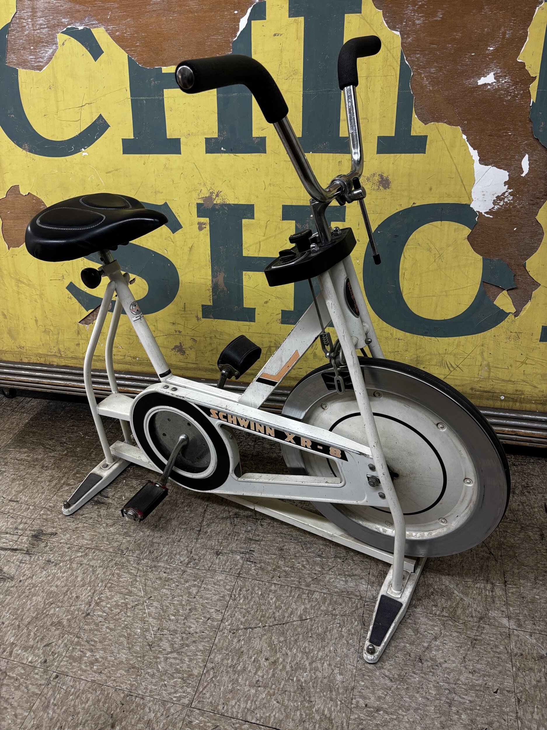 Sold - Vintage 1980s Schwinn XR-8 exerciser bike exercise bicycle ...