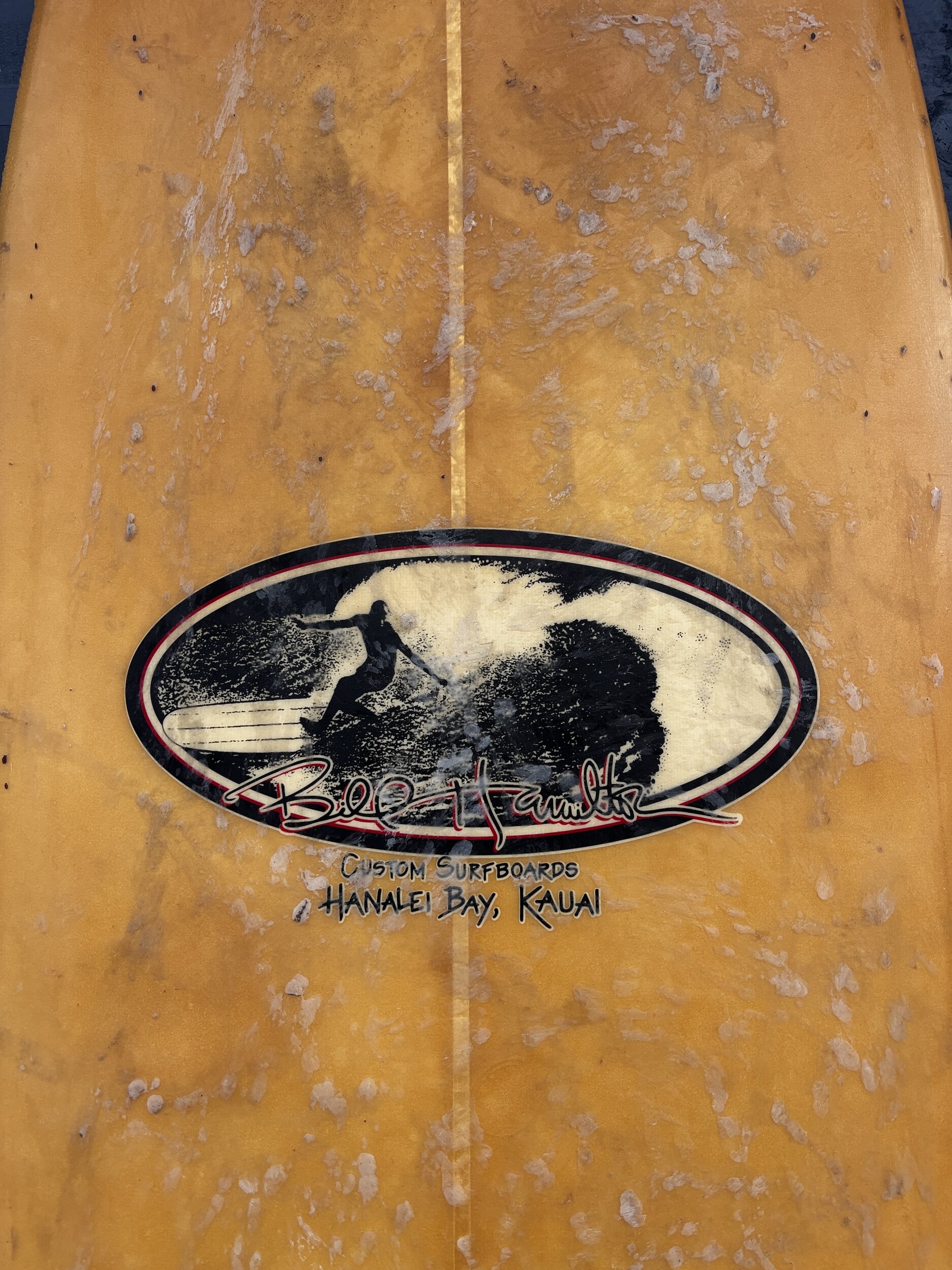 9 foot Bill Hamilton longboard surf board surfboard laird Hamilton dad ...