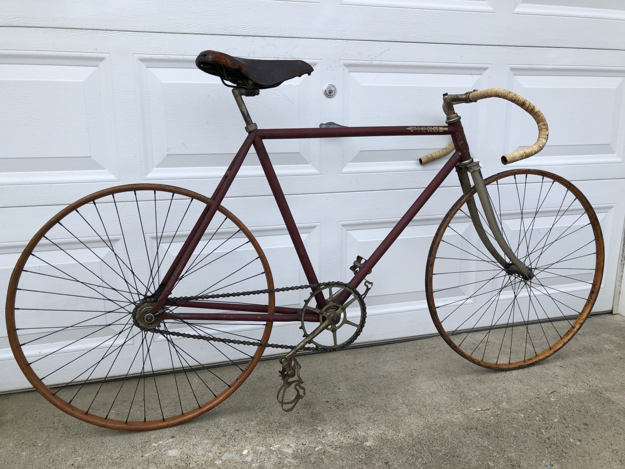 Sold - Antique 1899 Pierce Arrow Model 121 Pneumatic Safety Track ...