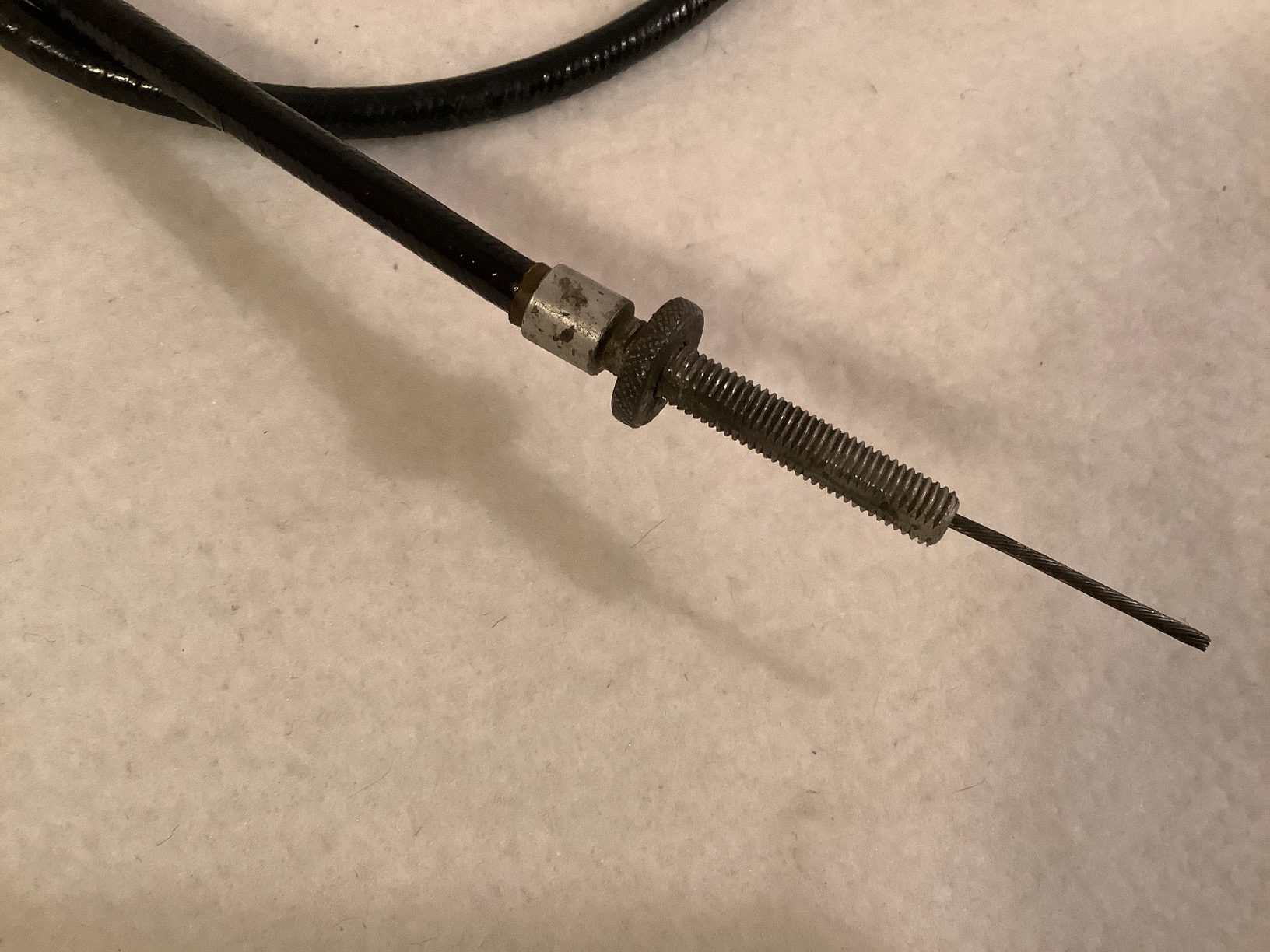 Sold - 1937 Schwinn brake lever (shorty)and cloth-covered cable ...