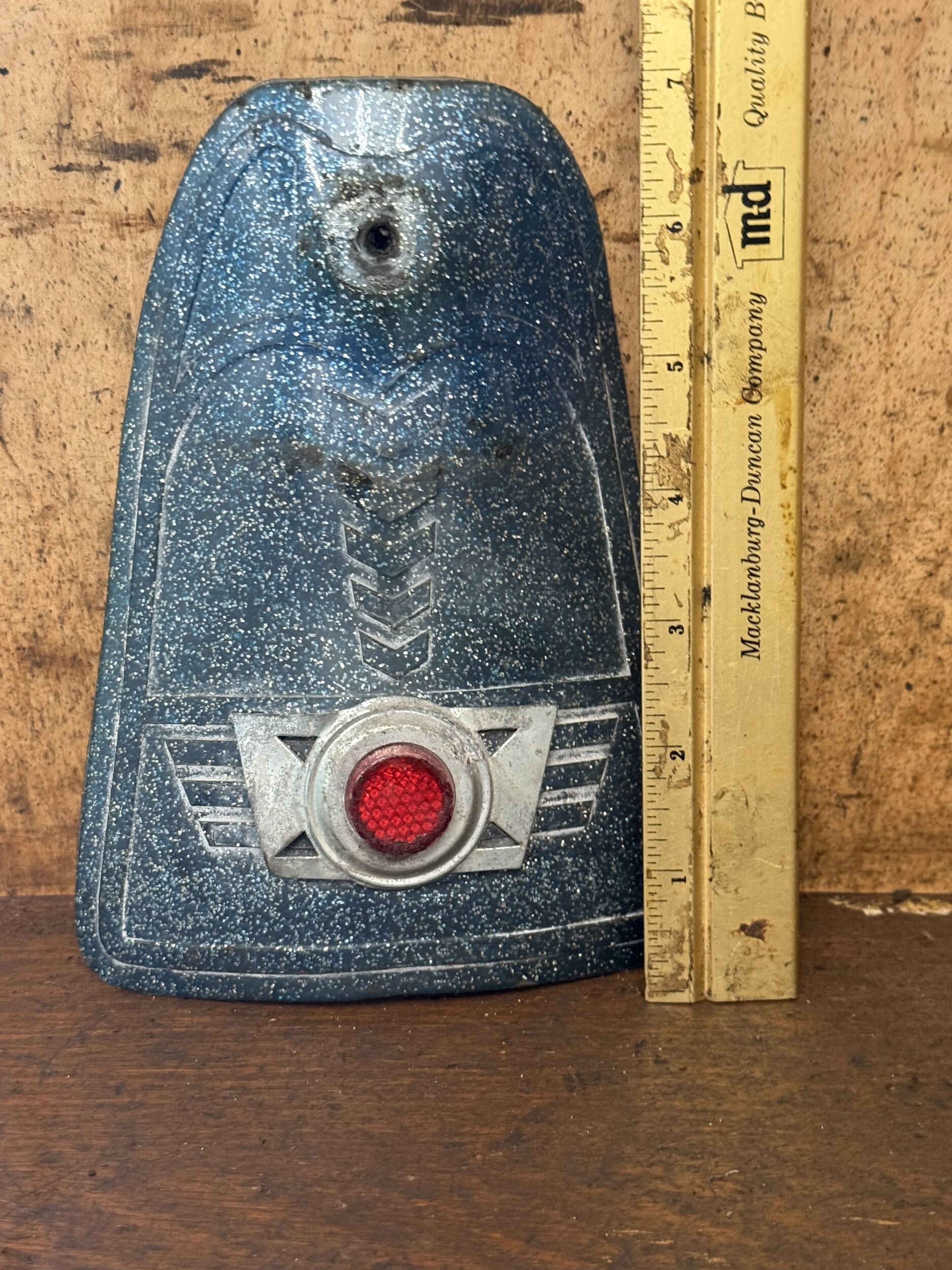 Sold - FS: (1) Blue glitter mud flap with reflector $19/shipped ...