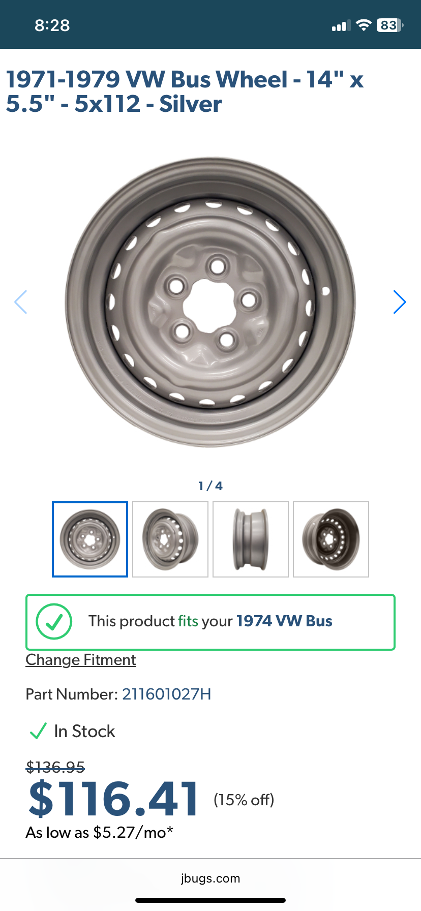 Volkswagen Bus Wheels | Sell - Trade: Everything Else | The Classic and ...