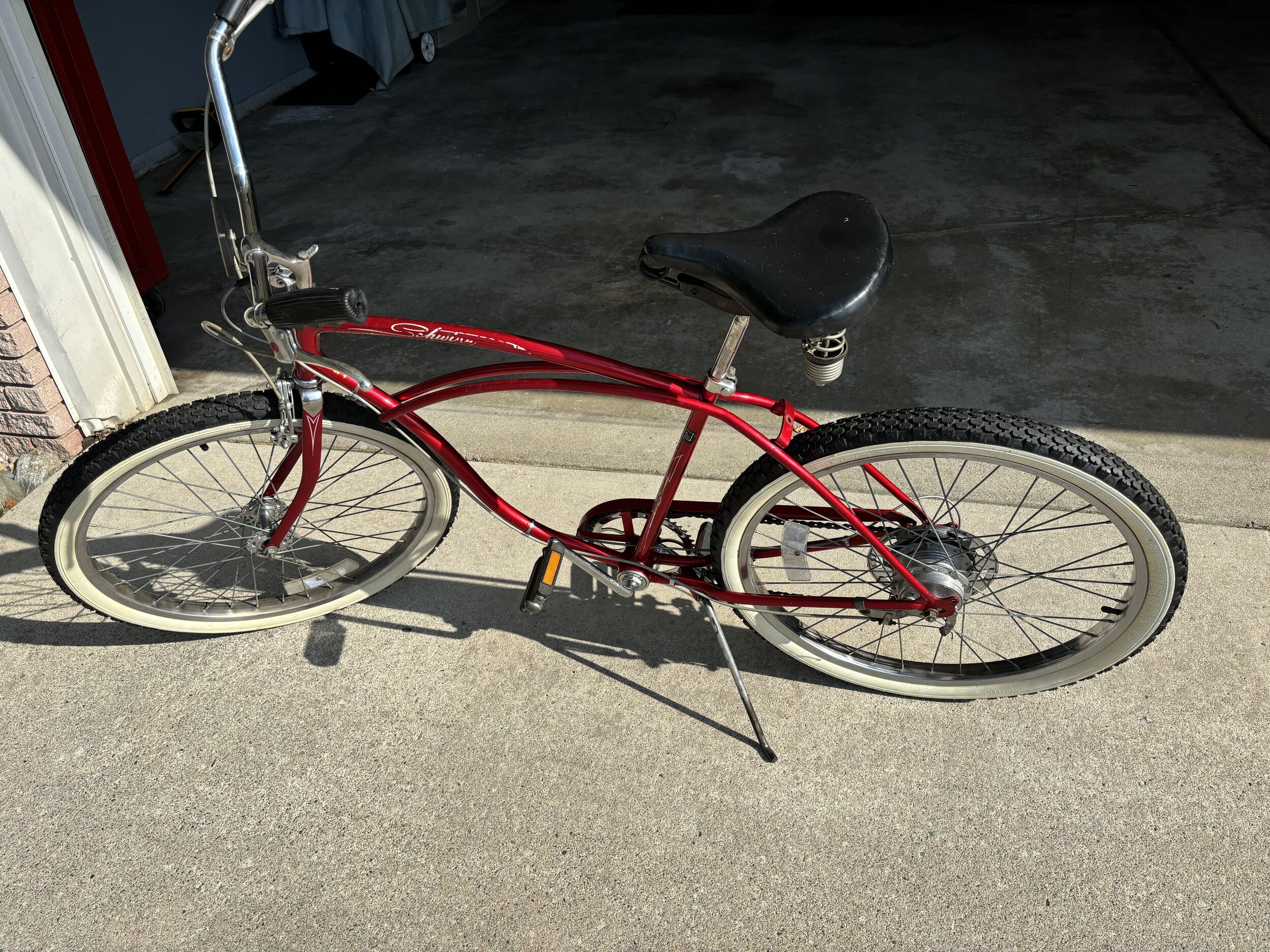 Sold - 1980 Schwinn Cruiser 5 all original other than tires and one ...