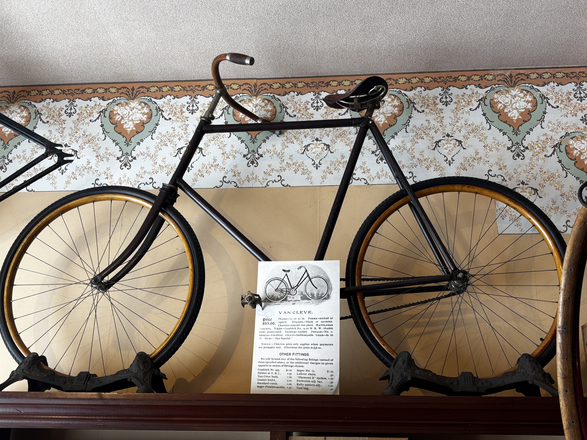 I visited the Wright Brothers Home and Cycle Shop in Greenfield Village ...