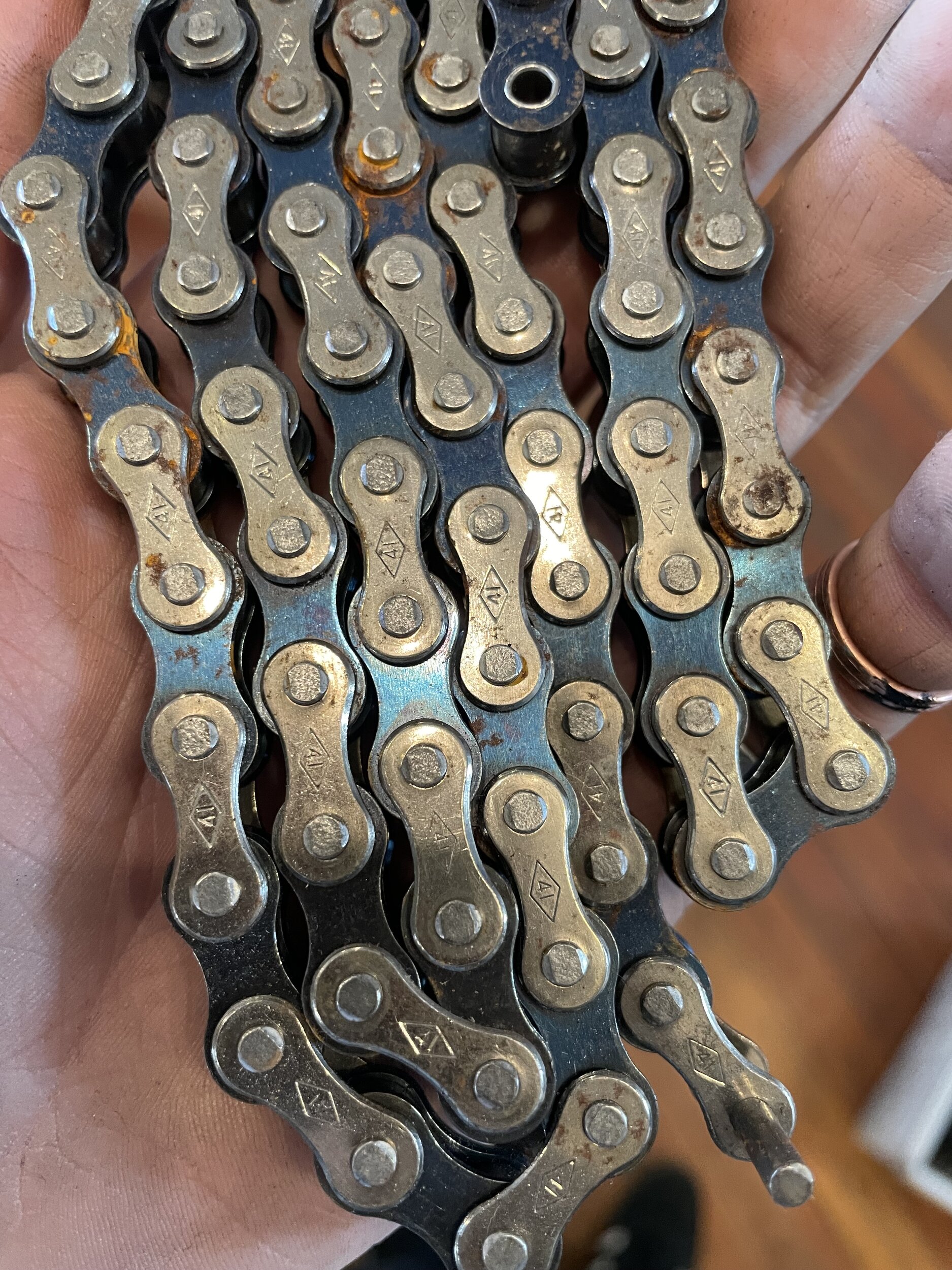 NOS Diamond 41 chain 1/2” pitch. 6mm wide | Sell - Trade: Bicycle Parts ...