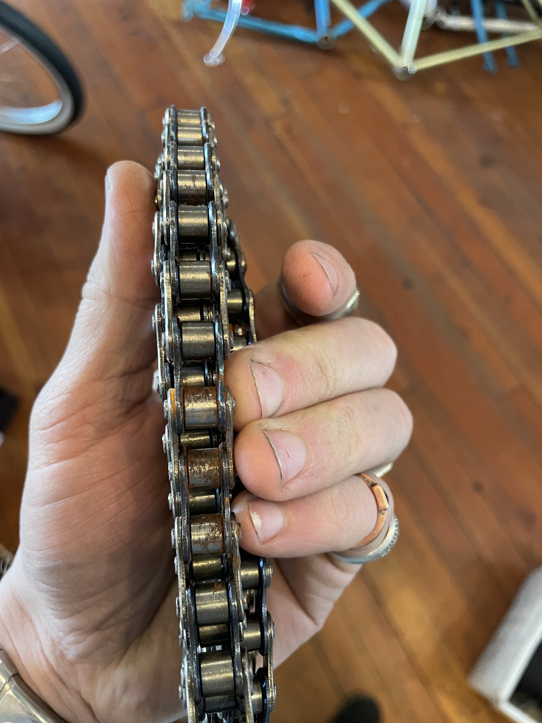 NOS Diamond 41 chain 1/2” pitch. 6mm wide | Sell - Trade: Bicycle Parts ...