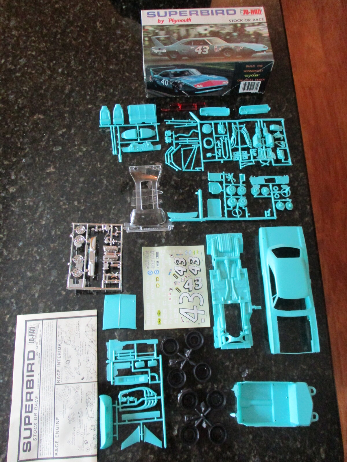 Sold - PRICE REDUCED! 1970 JoHan Plymouth SUPERBIRD model - Unbuilt ...