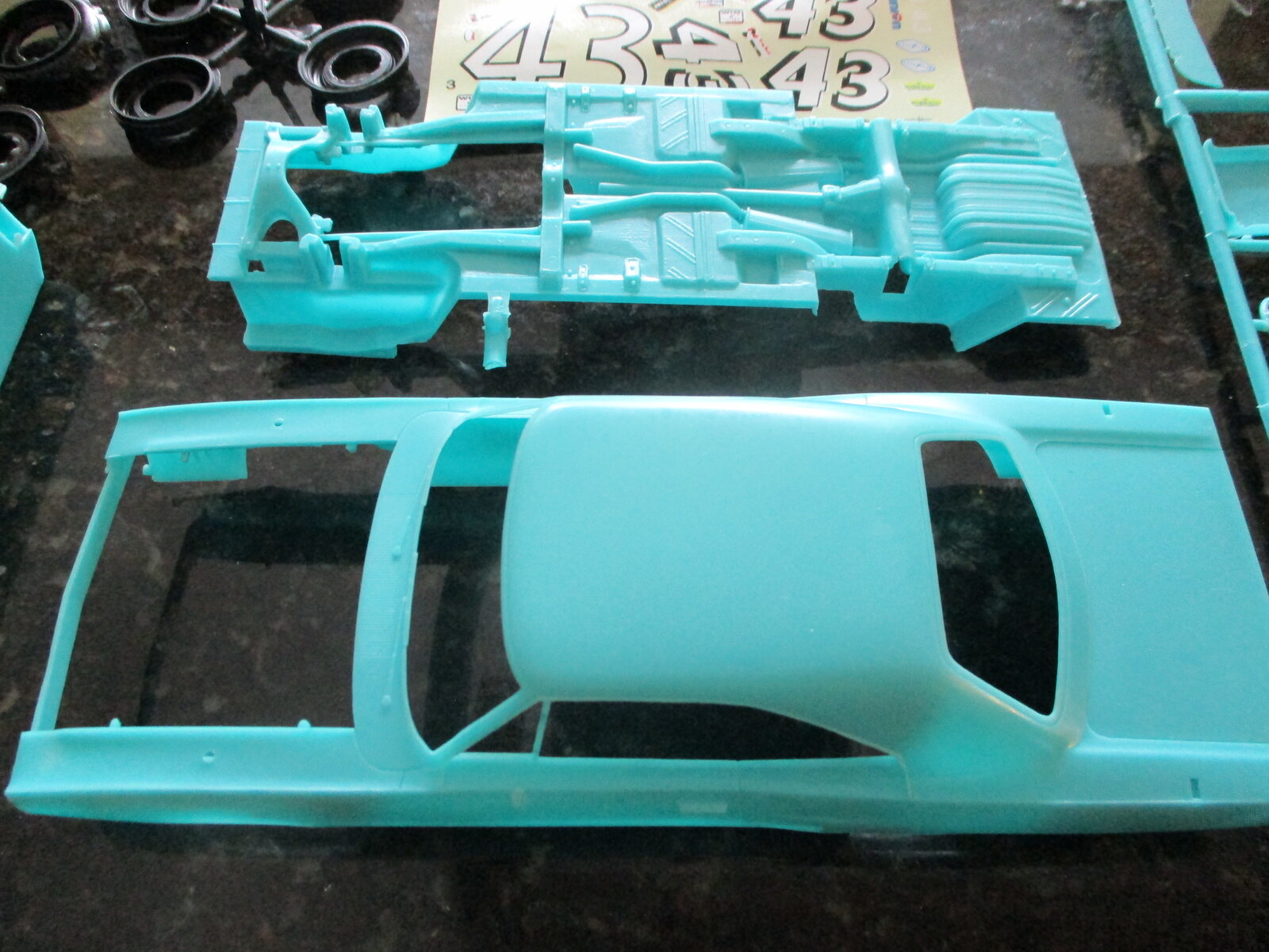 Sold - PRICE REDUCED! 1970 JoHan Plymouth SUPERBIRD model - Unbuilt ...