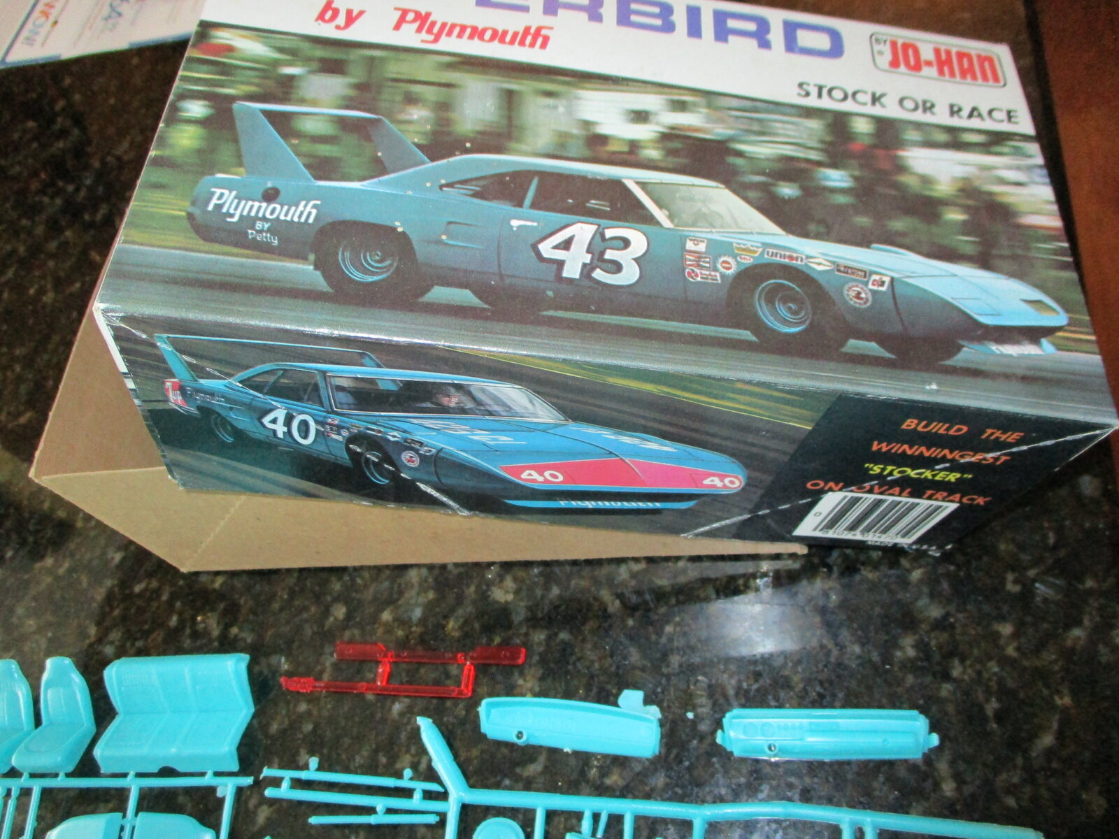 Sold - PRICE REDUCED! 1970 JoHan Plymouth SUPERBIRD model - Unbuilt ...