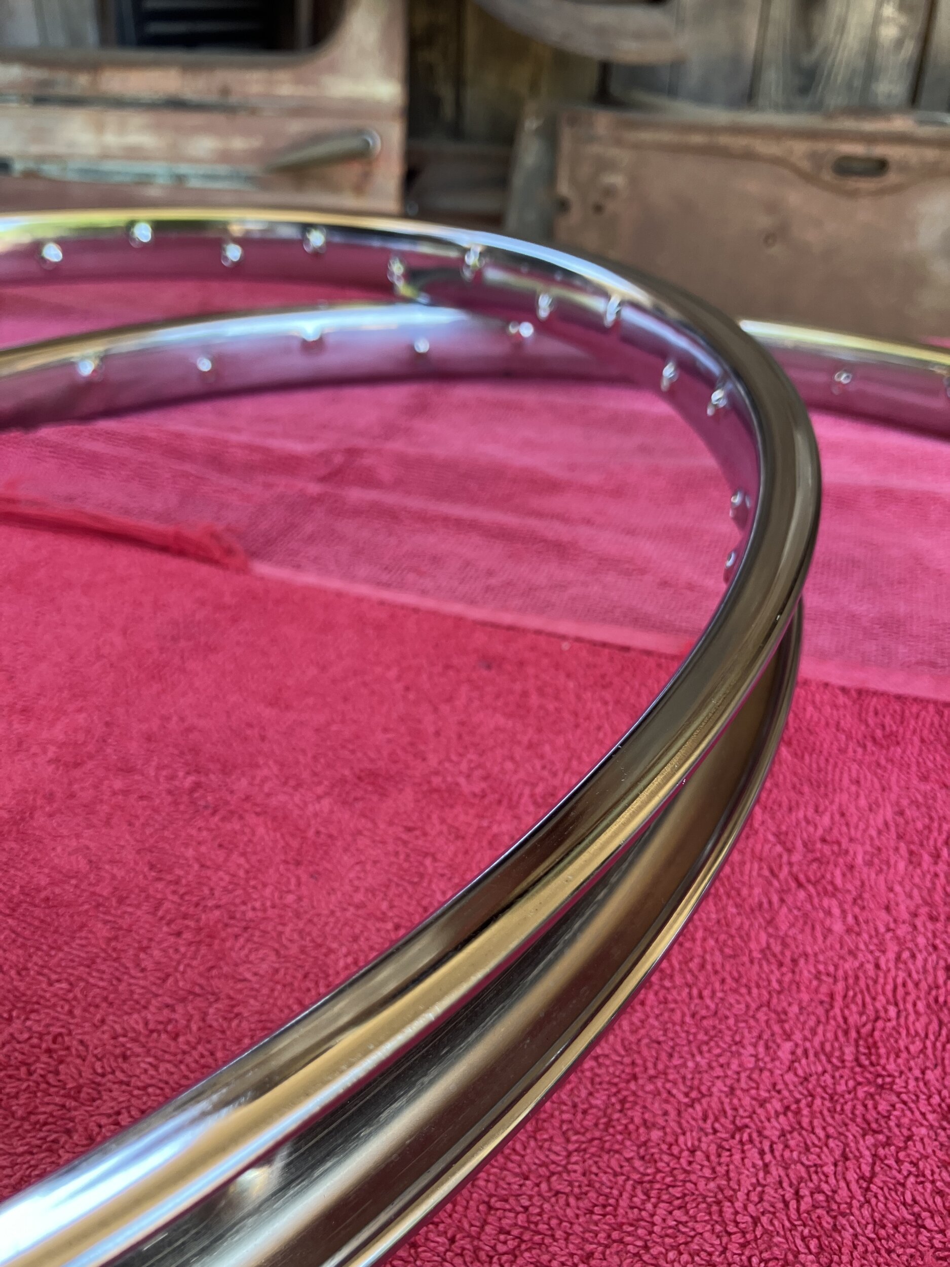 Sold - 1941 patent pending Lobdell nipple rims for 1941 Schwinn deluxe ...