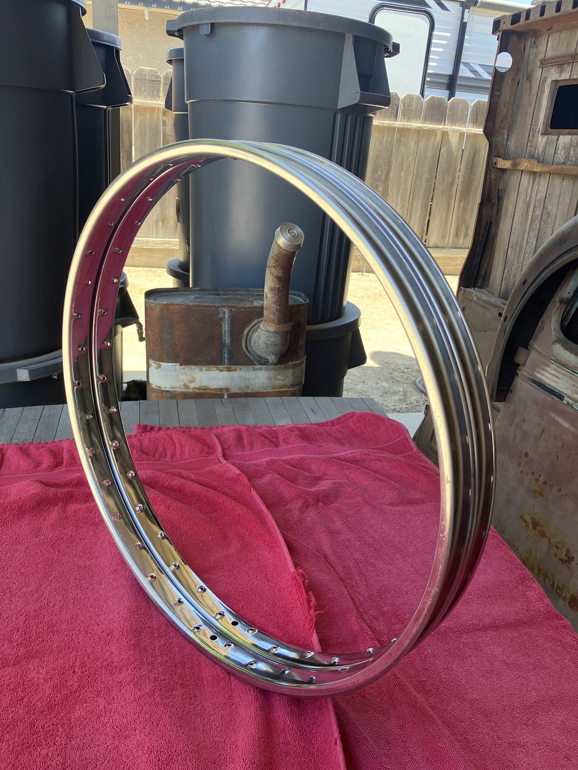 Sold - 1941 patent pending Lobdell nipple rims for 1941 Schwinn deluxe ...