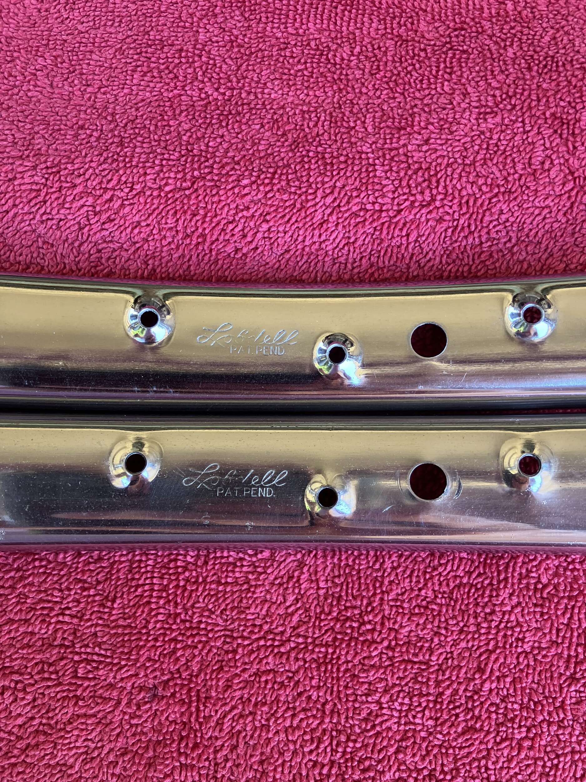 Sold - 1941 patent pending Lobdell nipple rims for 1941 Schwinn deluxe ...