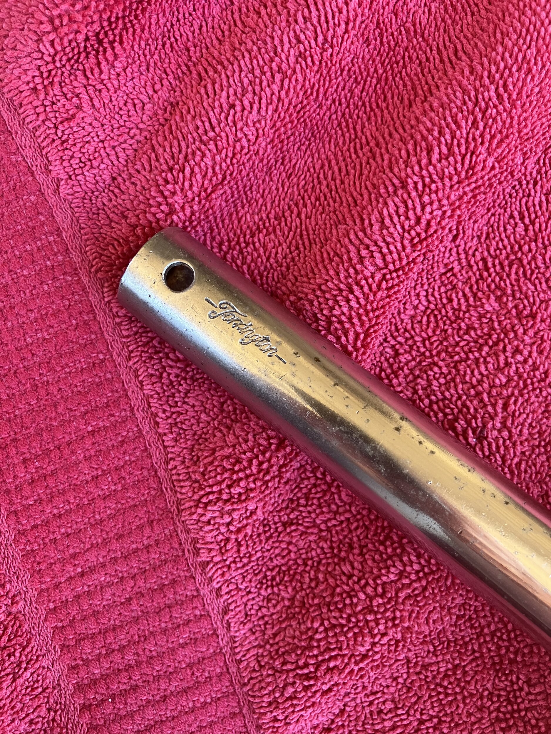 Sold - New old stock Torrington cursive script 30 inch wide handlebars ...