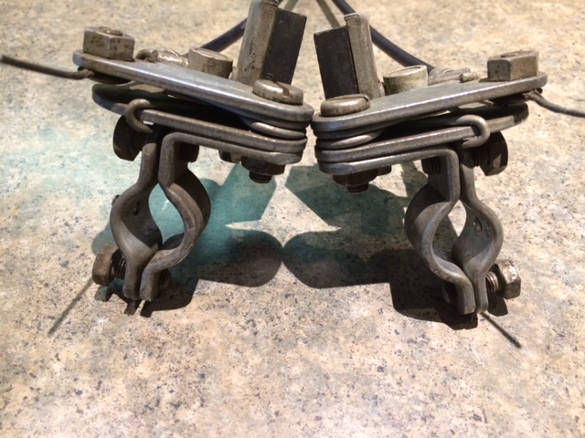 Schwinn front clamp on brake caliper kit complete for springer forks w ...