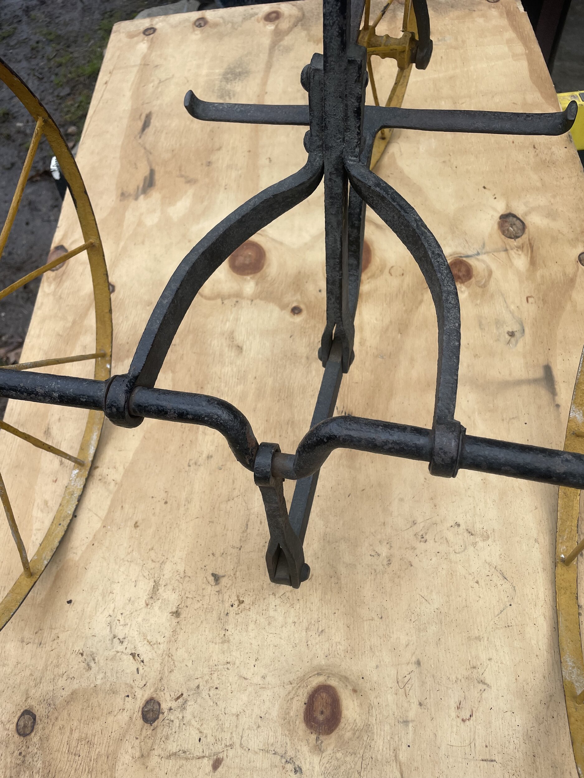 Sold - Primitive - Toc Foot Pump Operated Tricycle or Velocipede ...