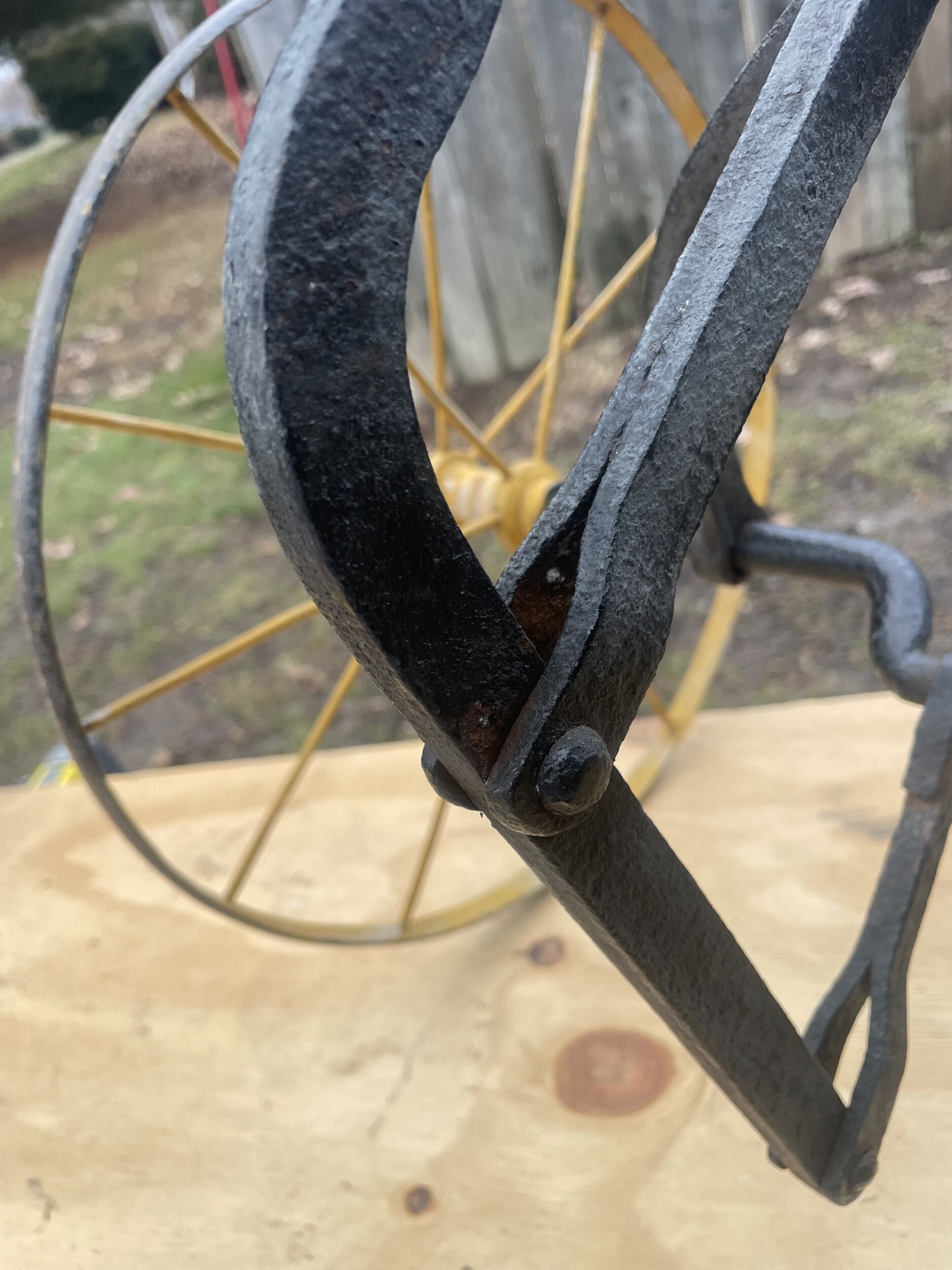 Sold - Primitive - Toc Foot Pump Operated Tricycle or Velocipede ...