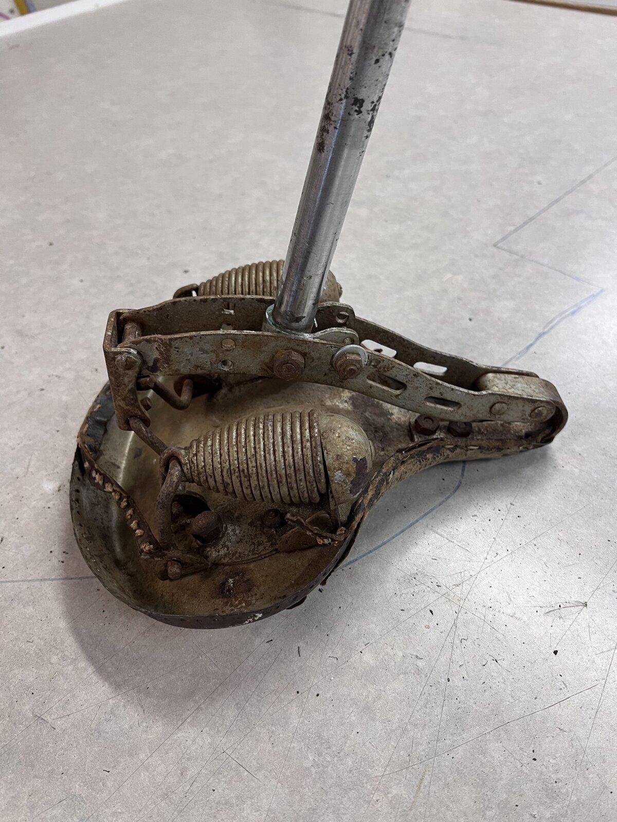 Sold - Lobdell Horizontal spring saddle w post | Archive (sold or ...