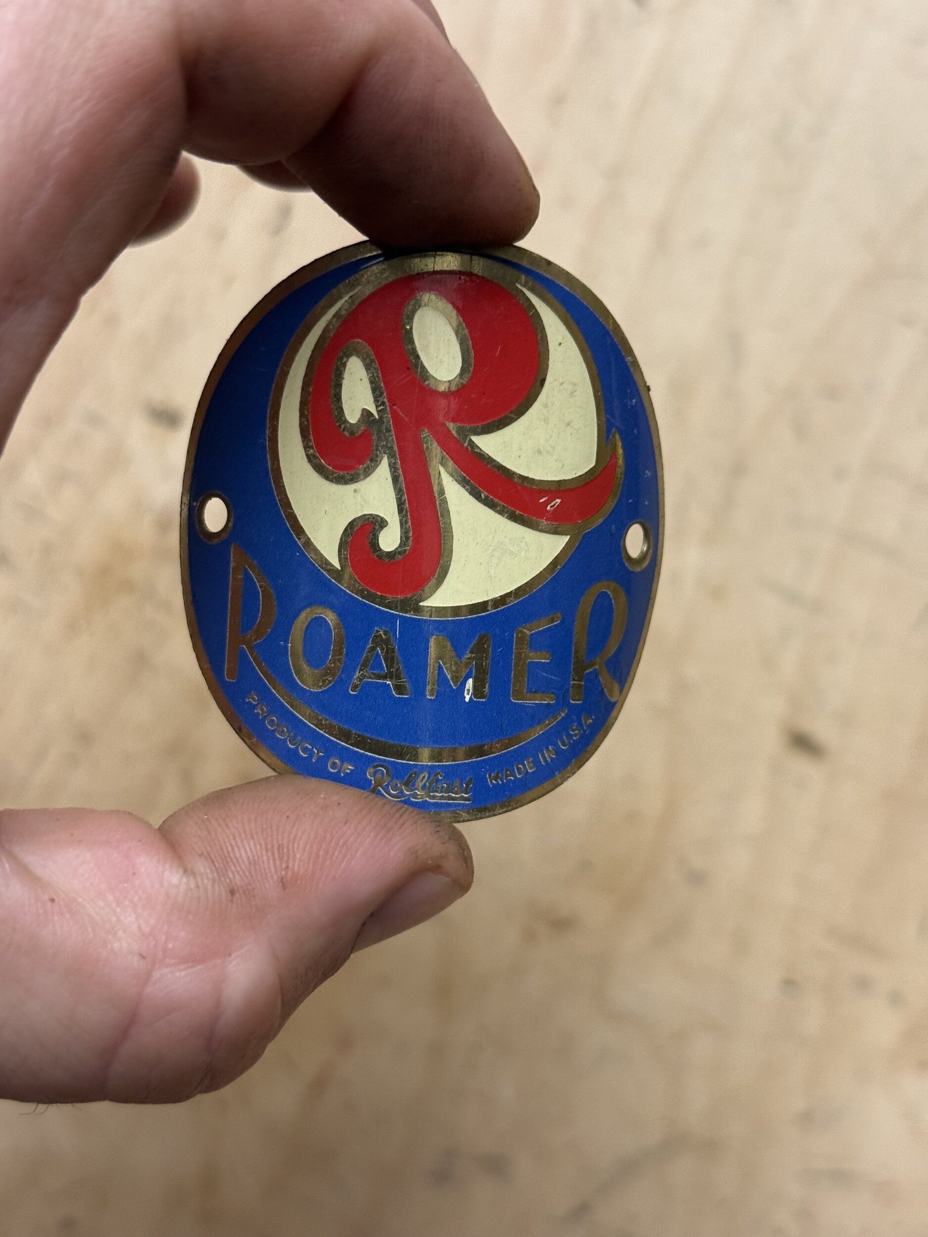 Sold - Excellent Rollfast Roamer head badge $39/shipped | Archive (sold ...
