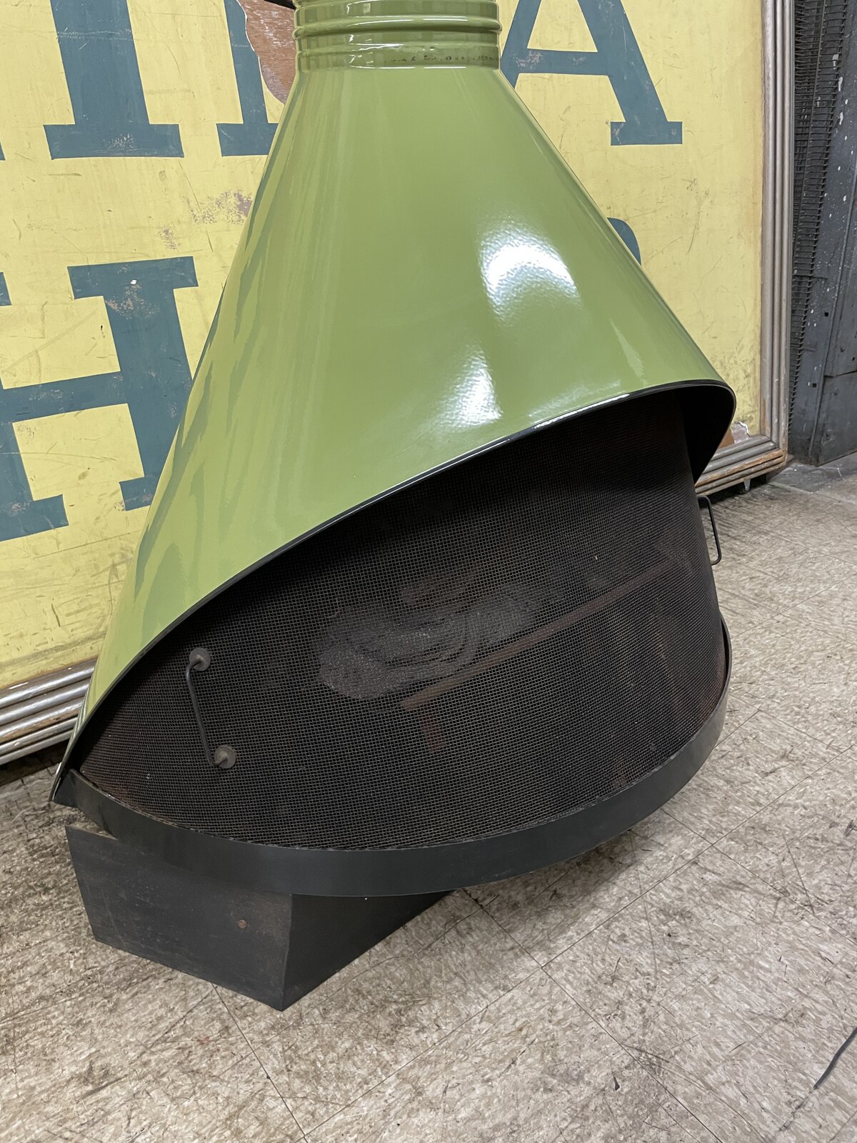 Sold - Mid century modern cone fireplace gas room heater. | Archive ...