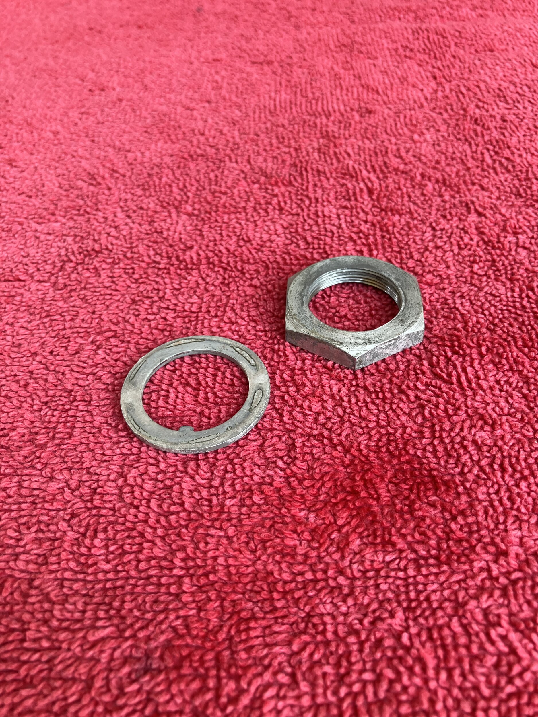 Sold - 1940 1941 Schwinn cursive script hanger fittings for Auto-Cycles ...