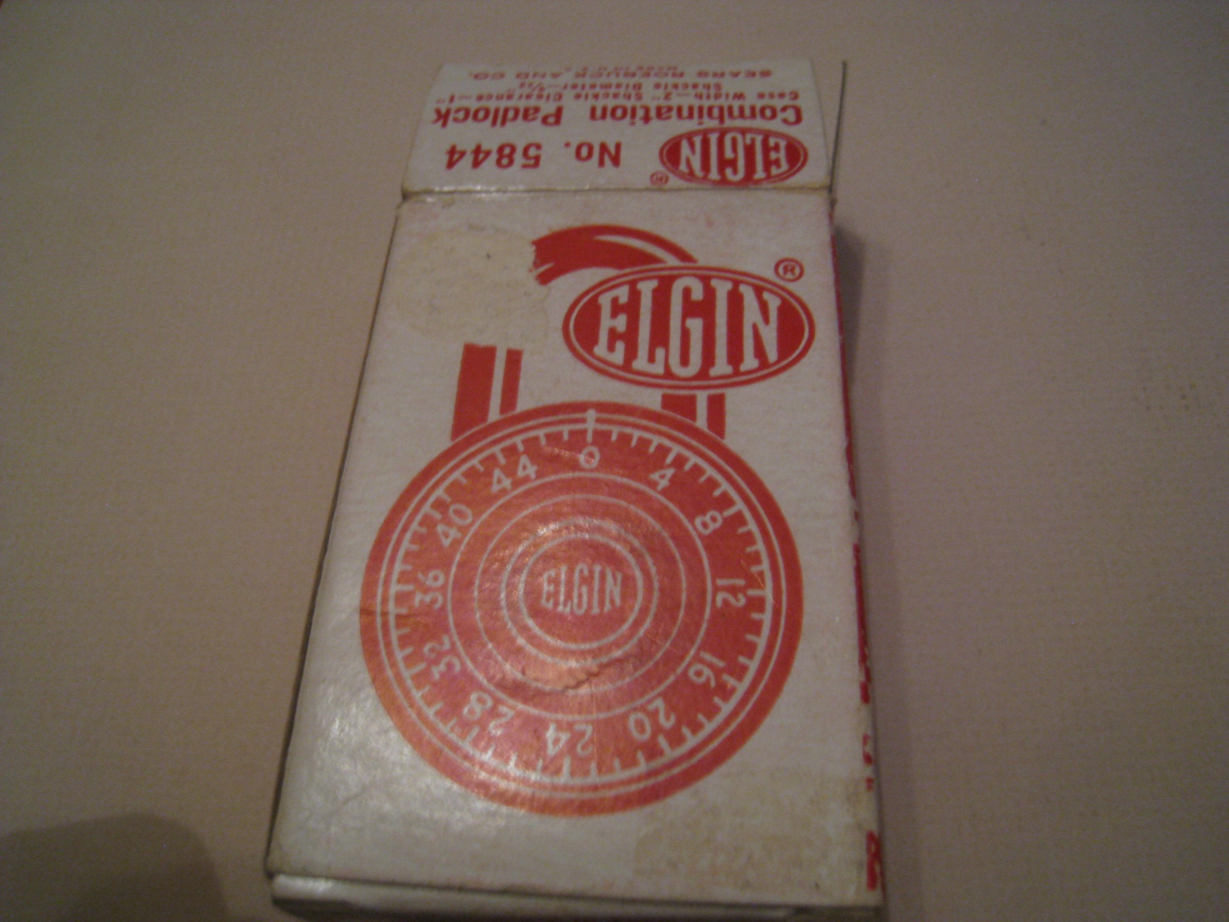 Original ELGIN combination lock in original box | Sell - Trade: Bicycle ...