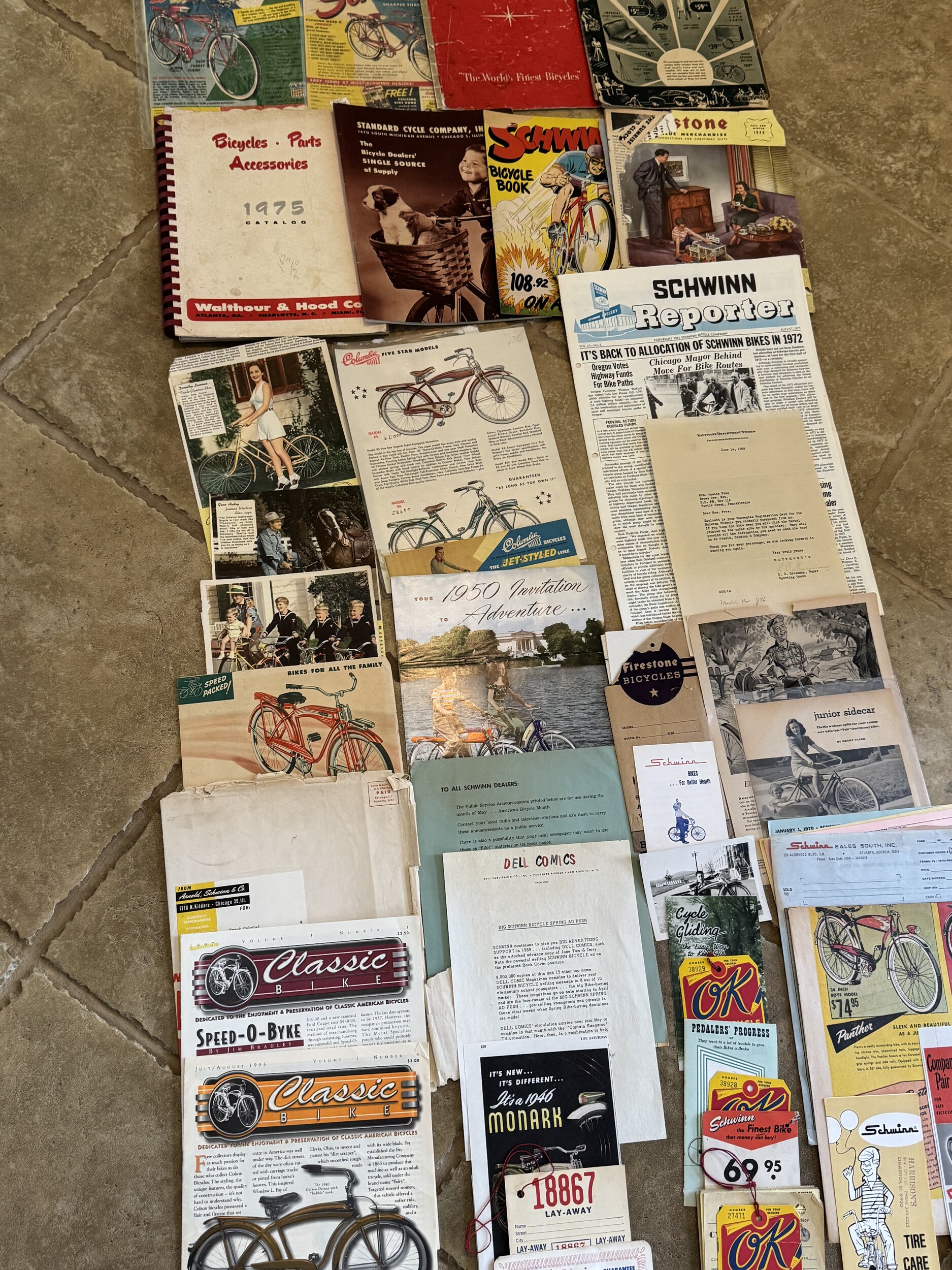 Sold - Assorted bike catalogs, owners manuals and literature | Archive ...