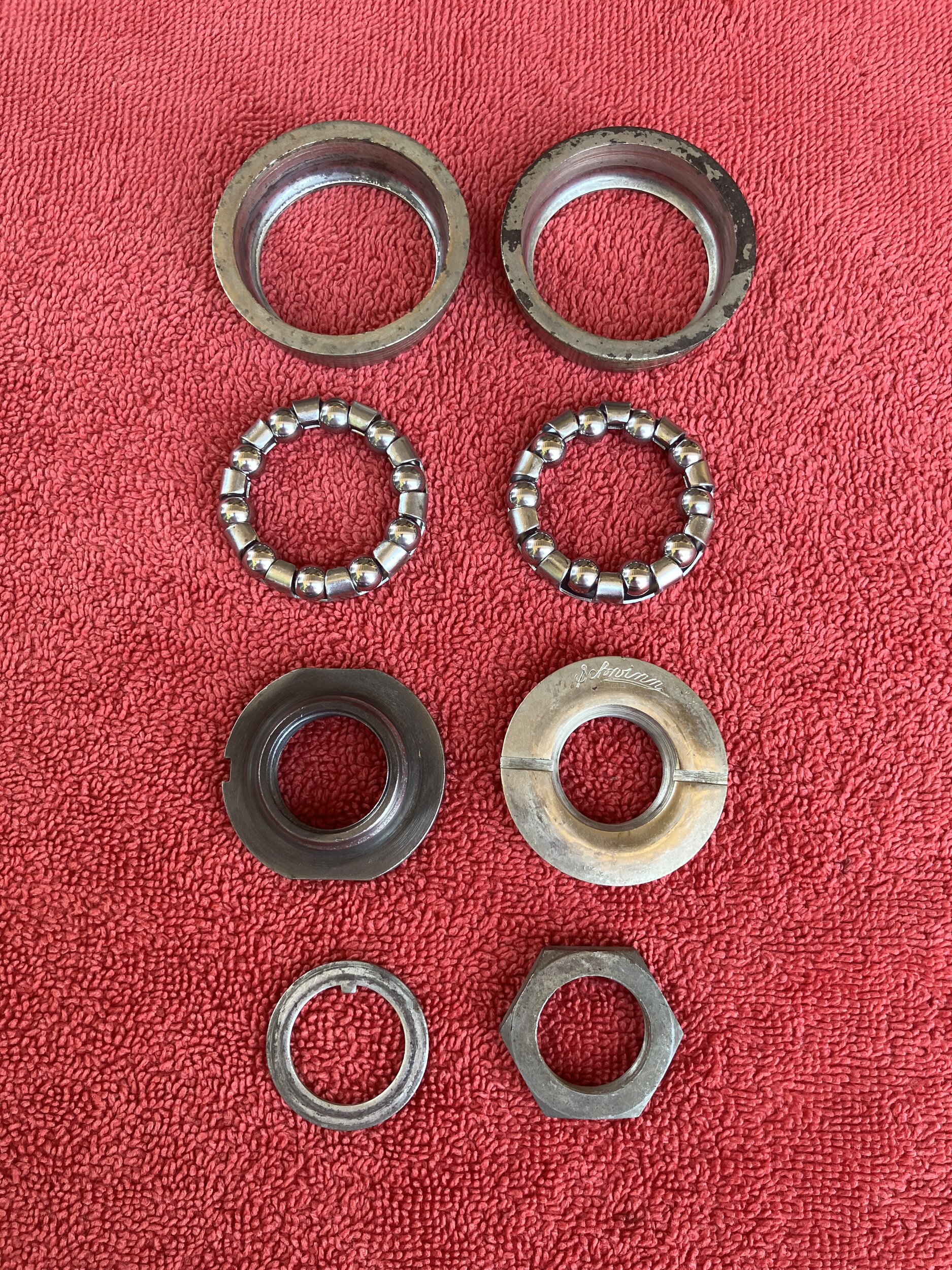 Sold - 1940 1941 Schwinn cursive script hanger fittings for Auto-Cycles ...